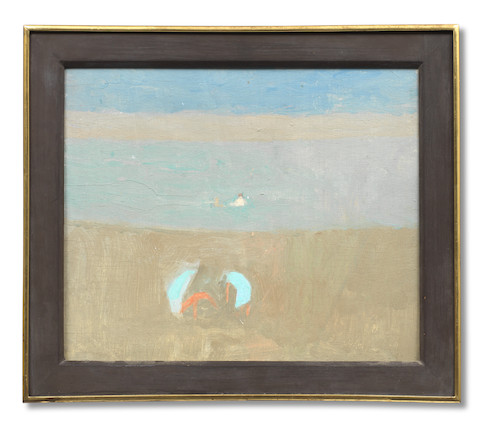 Bonhams : Euan Uglow (British, 1932-2000) Turkish Beach Scene 24 x 28.4 ...
