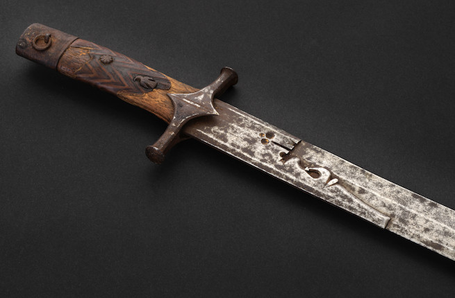 Bonhams : A rare Ilkhanid or Timurid steel sword Central Asia, 13th ...