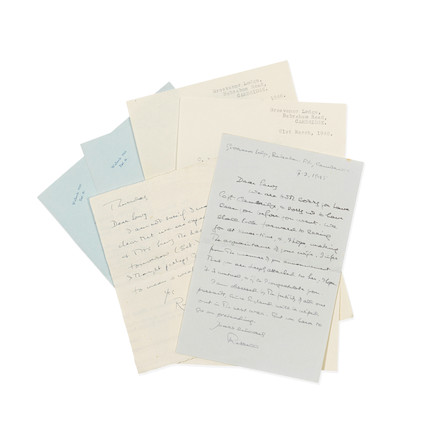Bonhams : PHILOSOPHERS - BERTRAND RUSSELL & G.E. MOORE Collection of ...