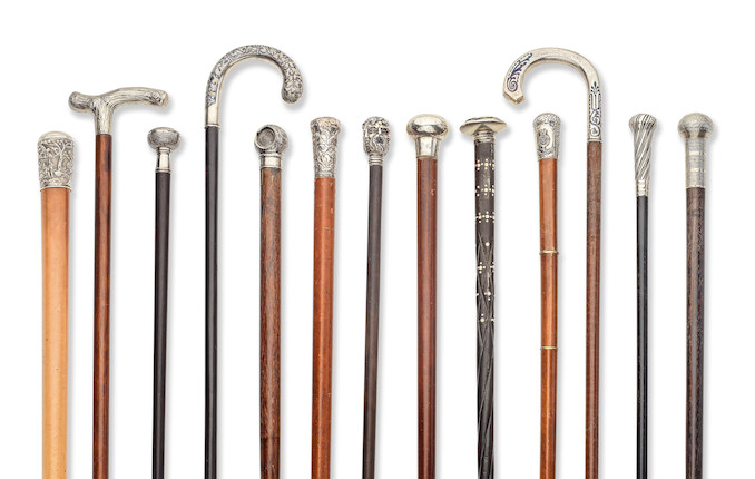 Bonhams : A collection of thirteen silver, white metal and other metal ...