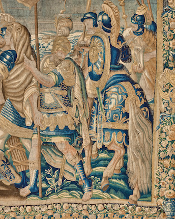 Bonhams : An historical Flemish Coronation tapestry Late 17th/early ...