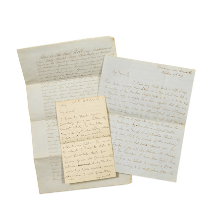 Bonhams : STANHOPE (HESTER) Group of twelve autograph letters, all but ...