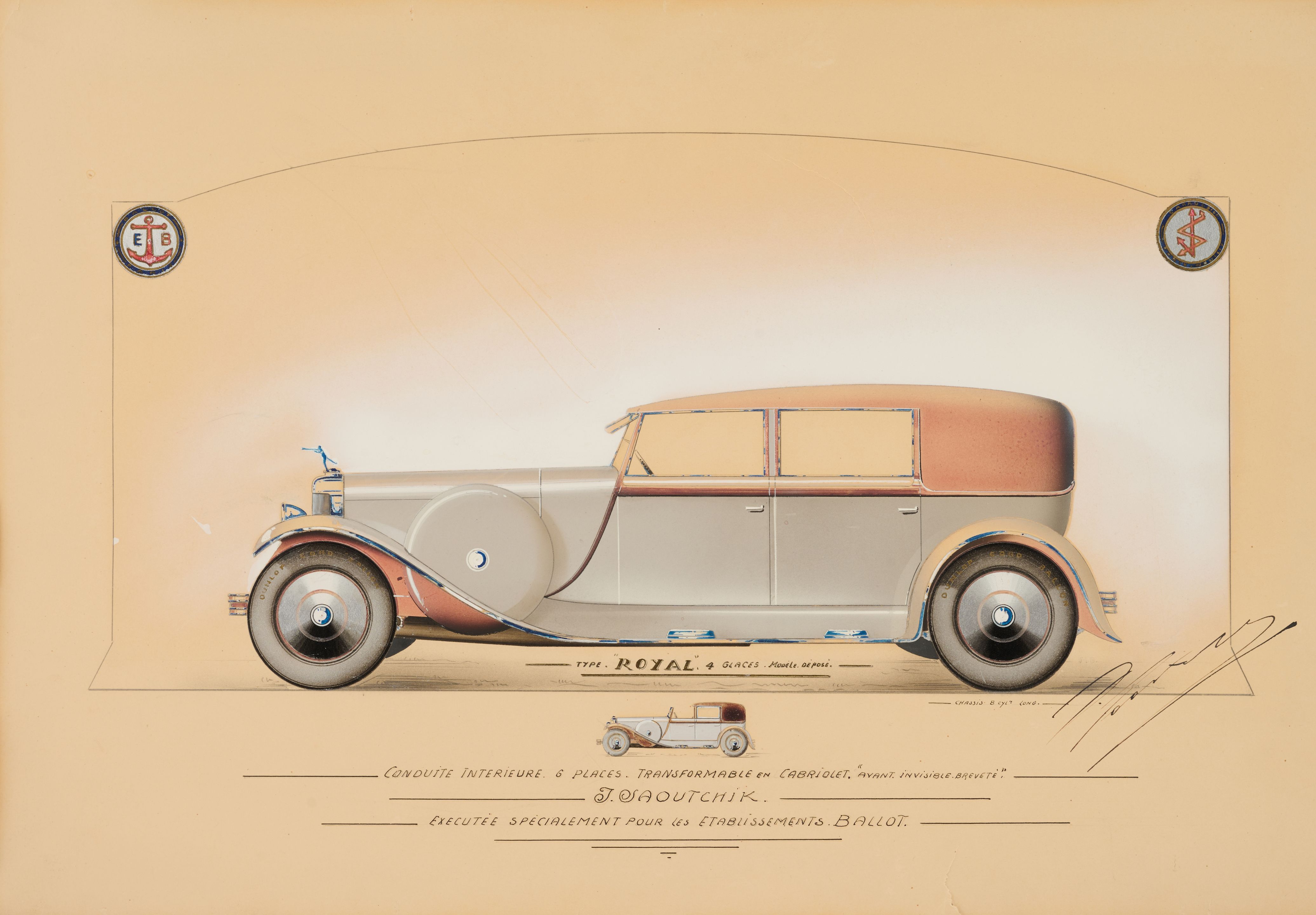 Bonhams Cars : JACQUES SAOUTCHIK (1880-1957) ROYAL CONVERTABLE ...
