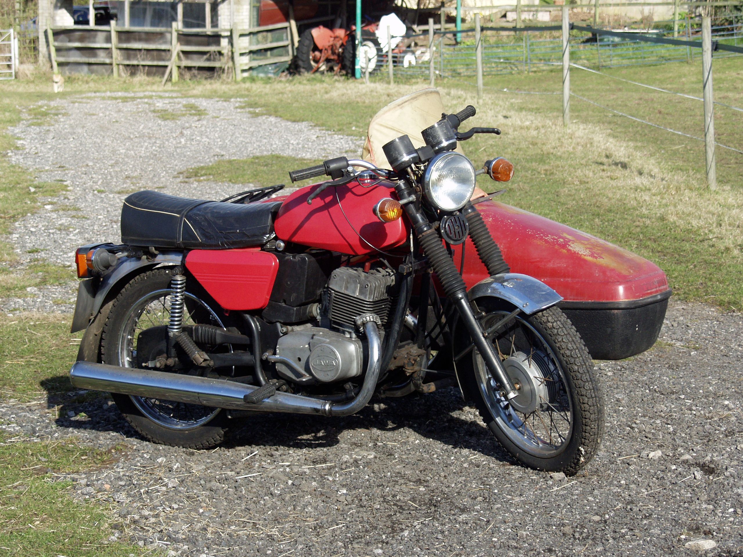 Bonhams Cars : 1986 Jawa 344cc Motorcycle Combination Frame no. 074118 ...