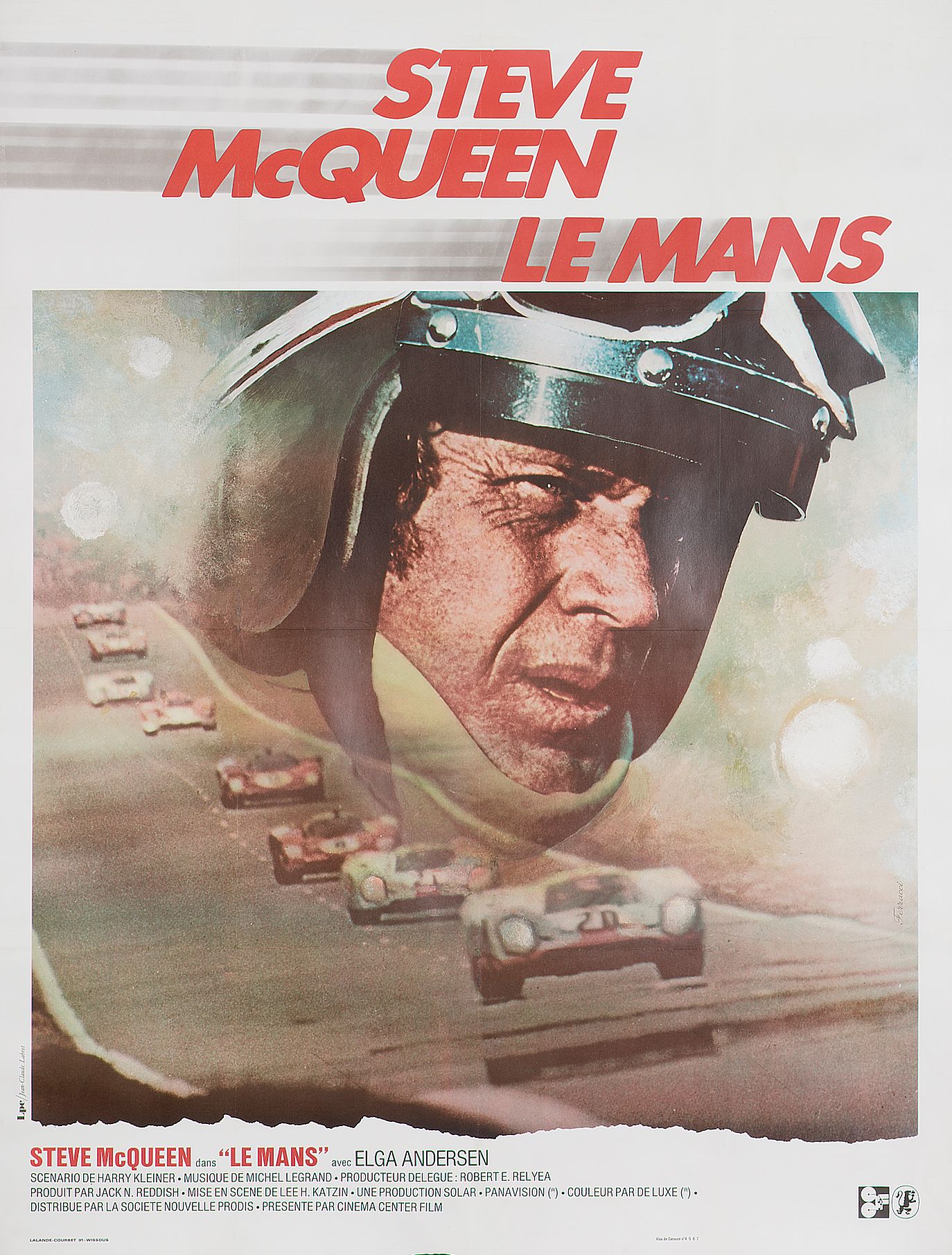 Bonhams Cars : A Steve McQueen 'Le Mans' film poster, 1971,