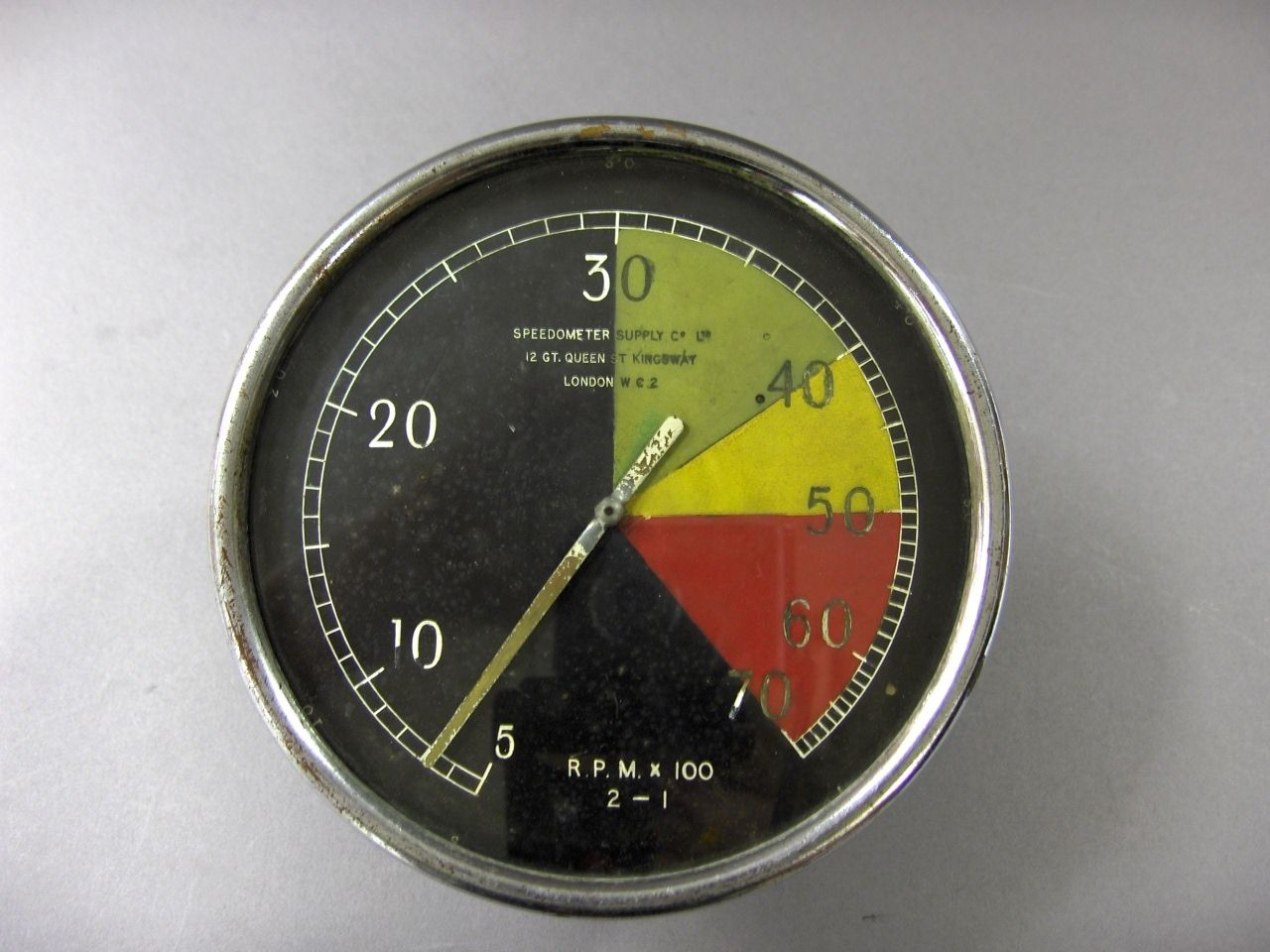 Bonhams Cars : Speedometer Supply Co - London; A good large pre-war ...