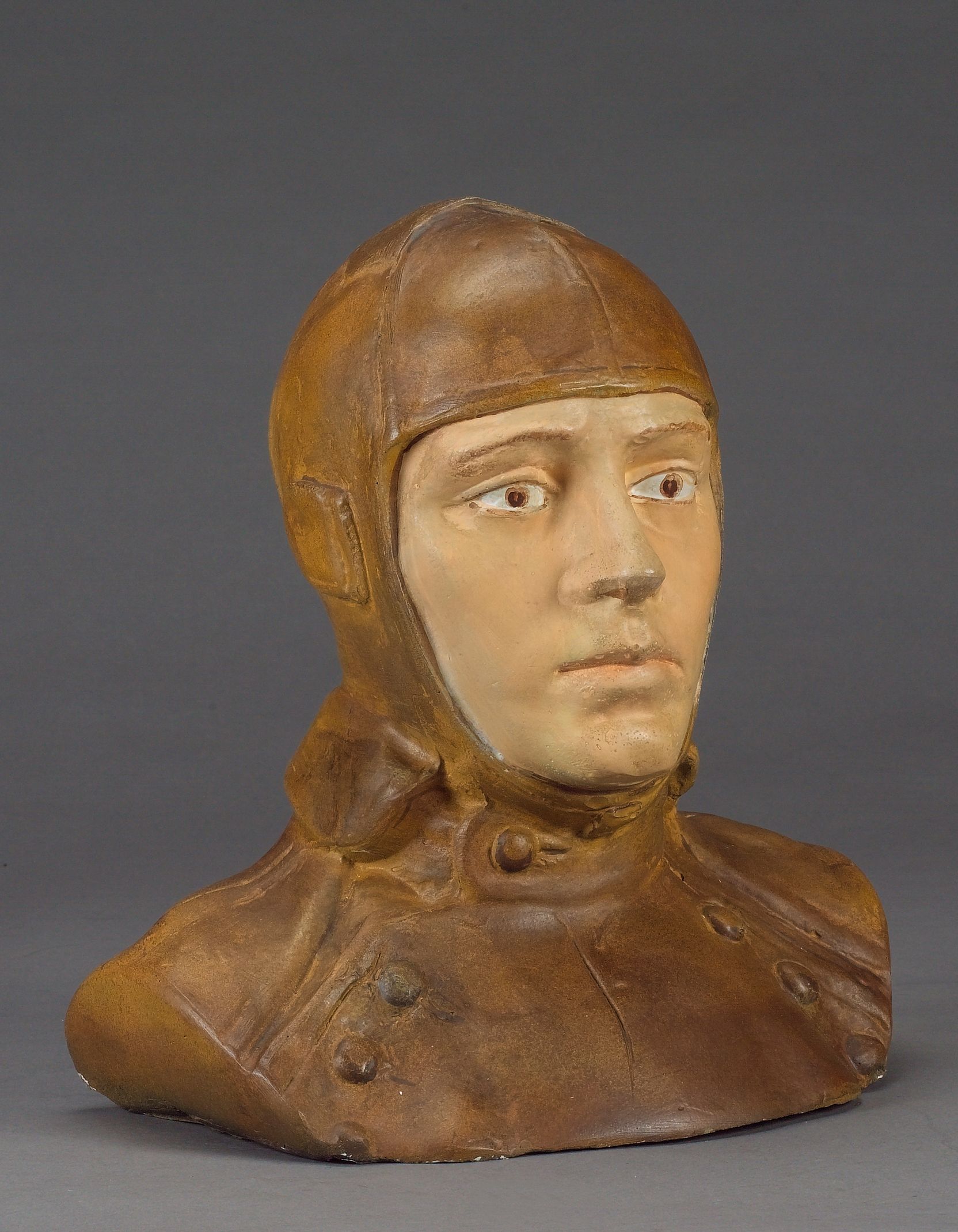 Bonhams Cars : A shop point-of-sale 'goggles' display head, Height 15in