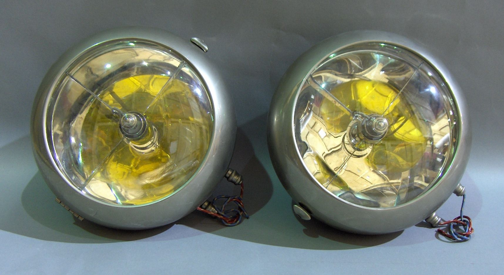 Bonhams Cars : A good matched pair of Stephen Grebel headlamps, 1920s,