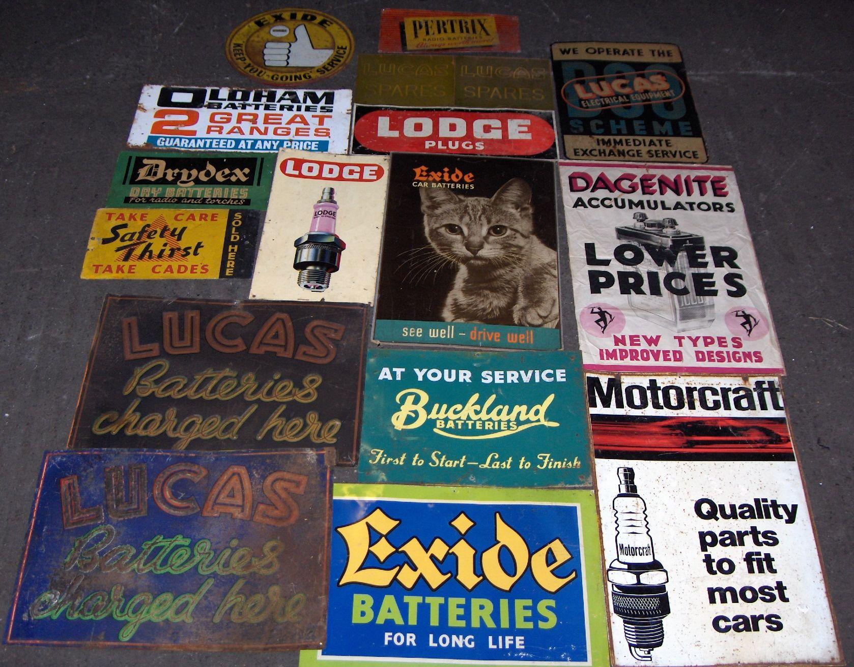 Bonhams Cars Assorted Signs