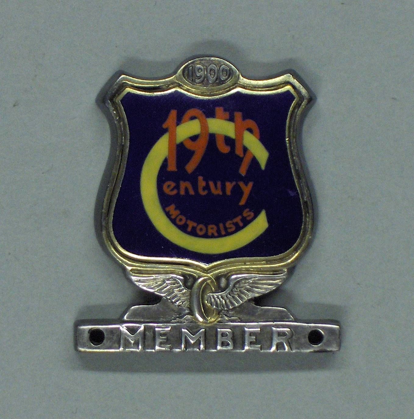 Bonhams Cars : A 'Circle of 19th Century Motorists' member's badge ...