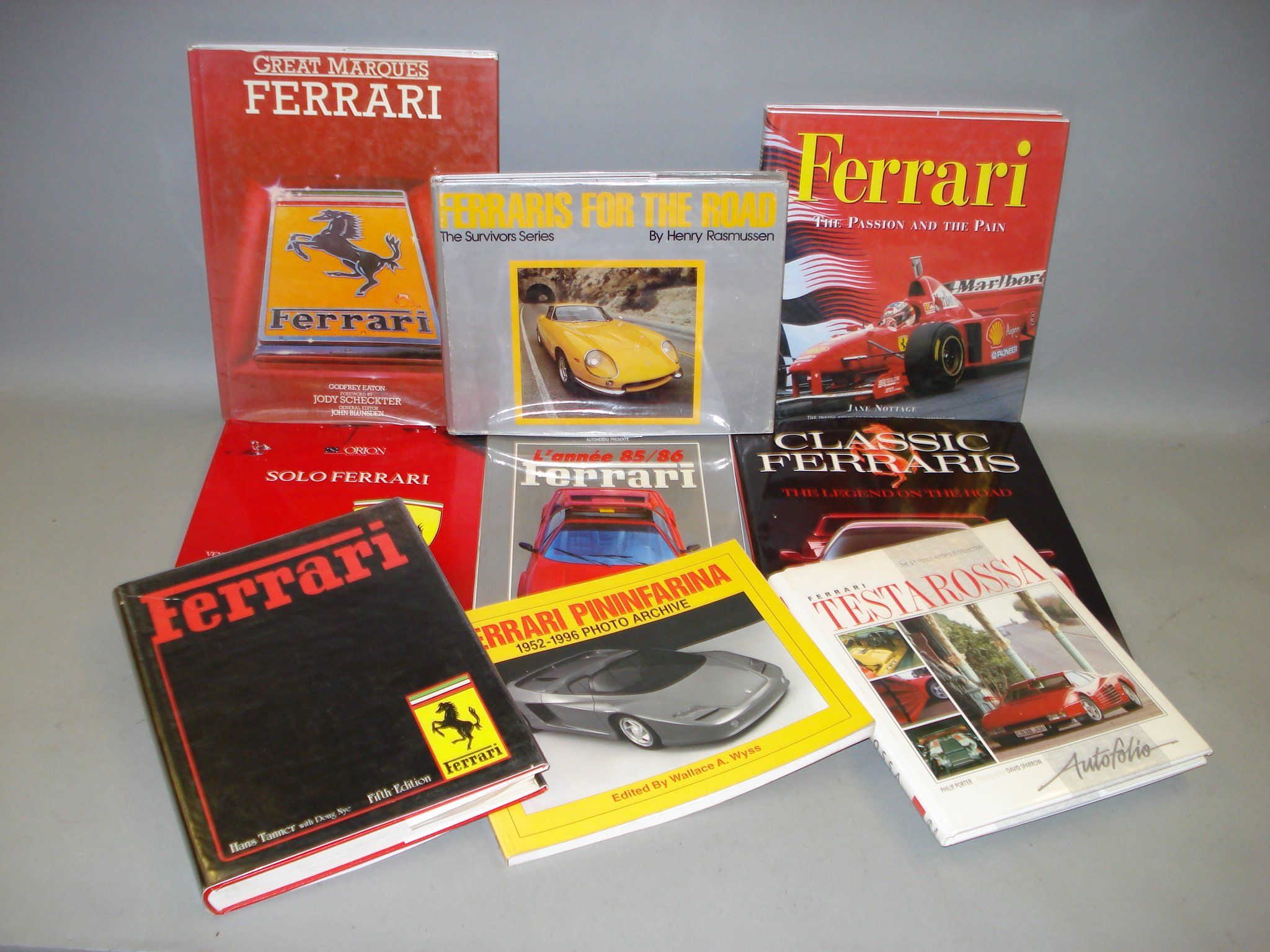 Bonhams Cars : Assorted Ferrari books and periodicals,