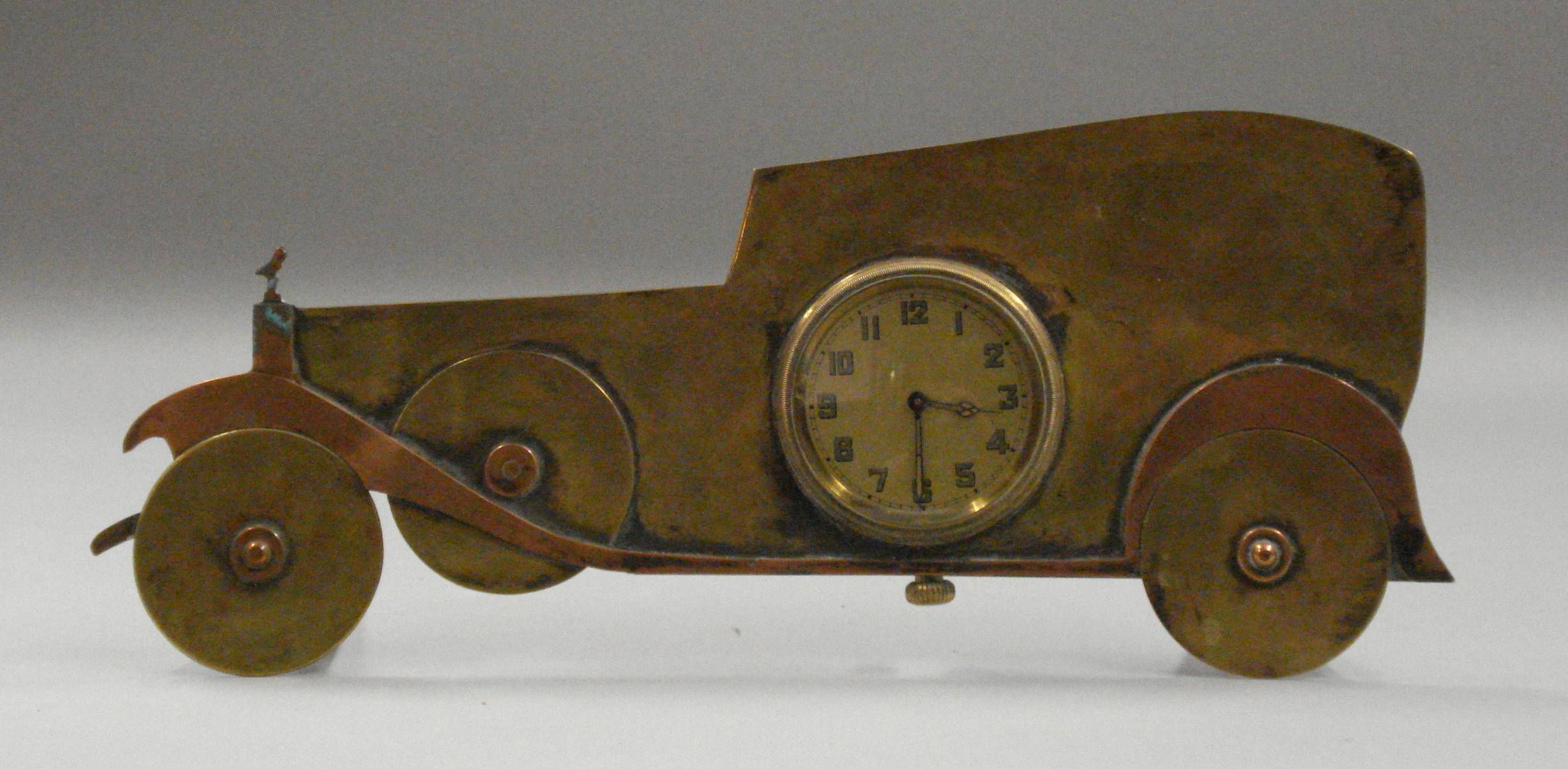 Bonhams Cars : A 'Rolls-Royce' clock deskpiece,