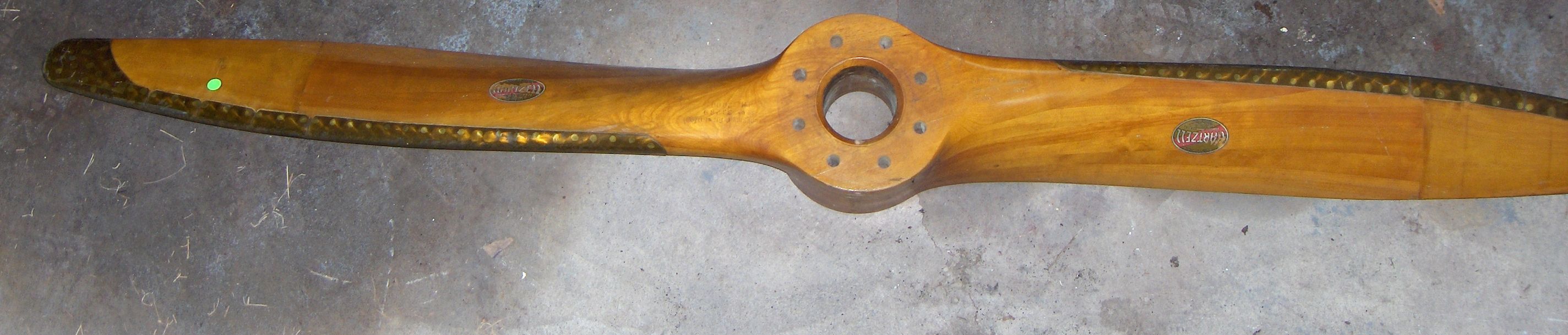 Bonhams Cars : A wooden two bladed aeroplane propeller,by Hartzell,