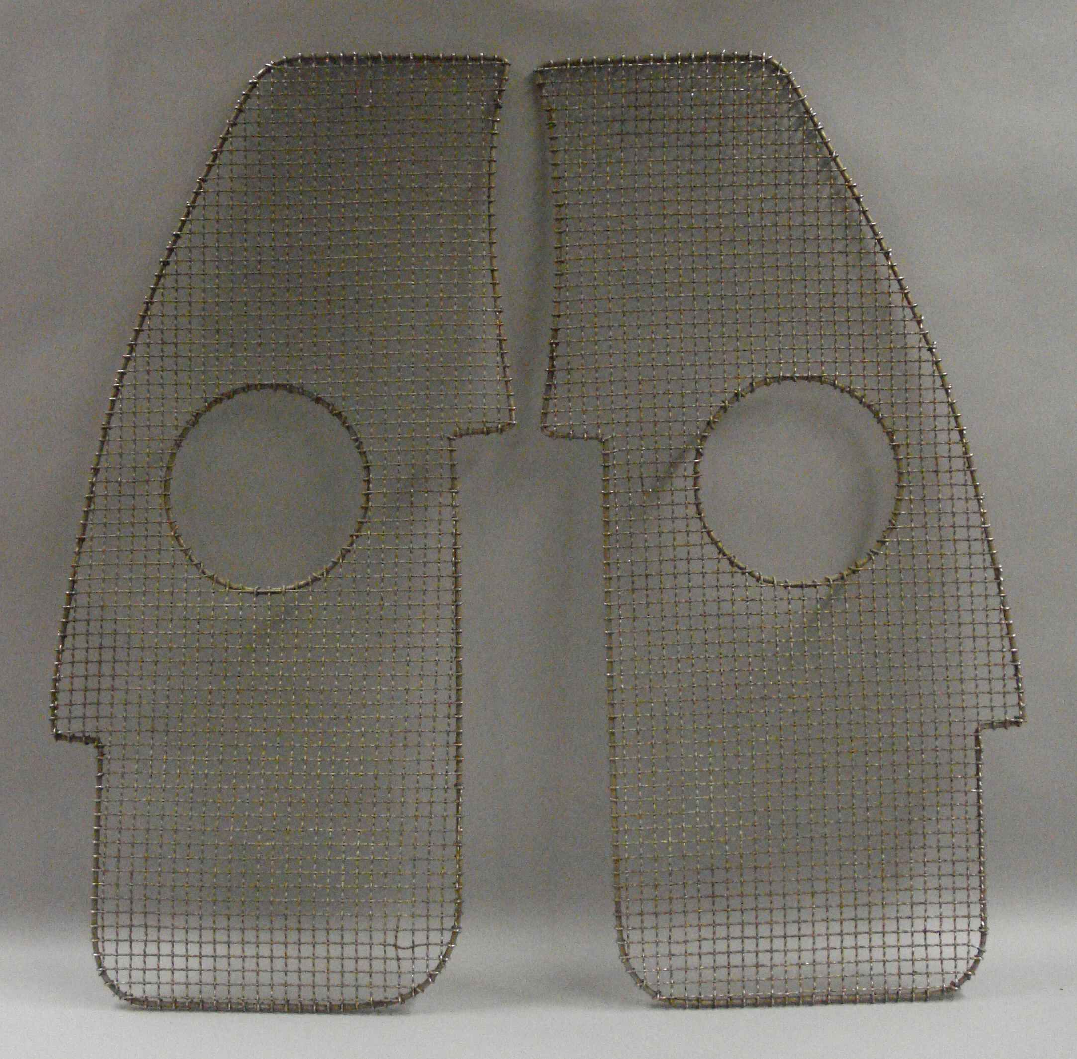 Bonhams Cars : A pair of Bentley fuel tank stone guards,