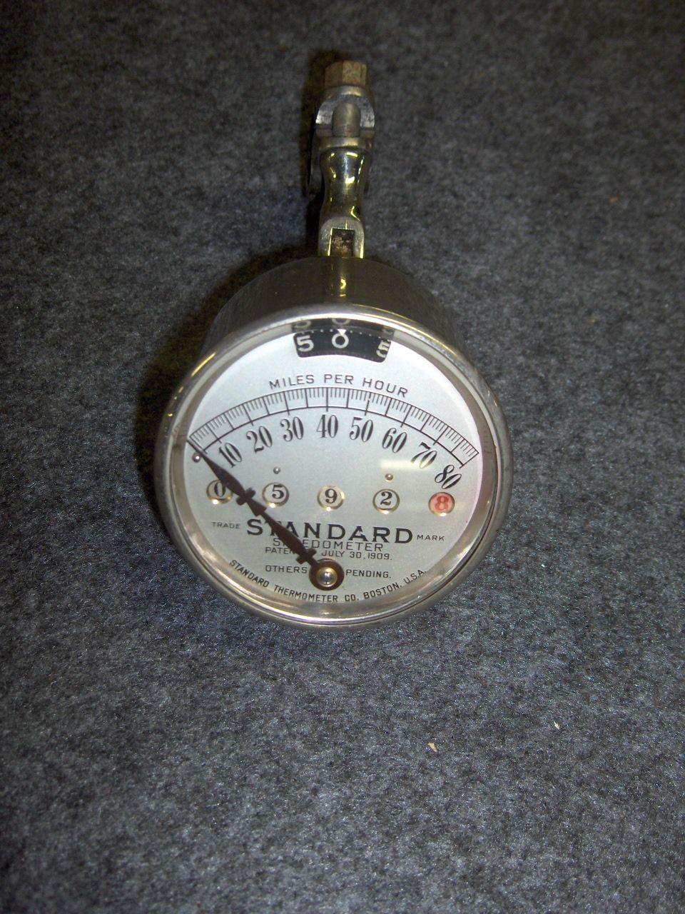 Bonhams Cars : A Standard speedometer, patented July 30 1909,,