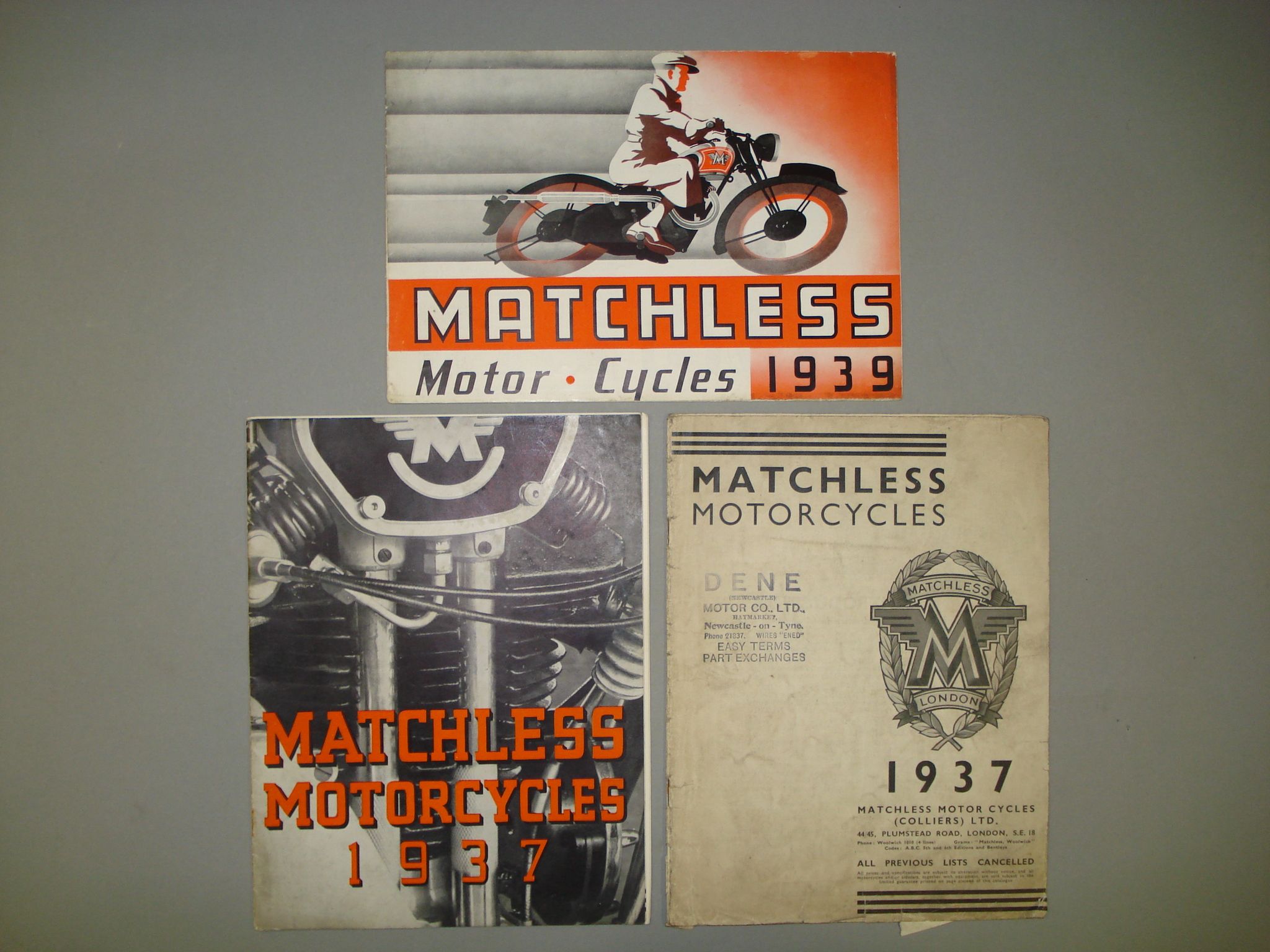 Bonhams Cars : Matchless range brochures dating from the 1930s,