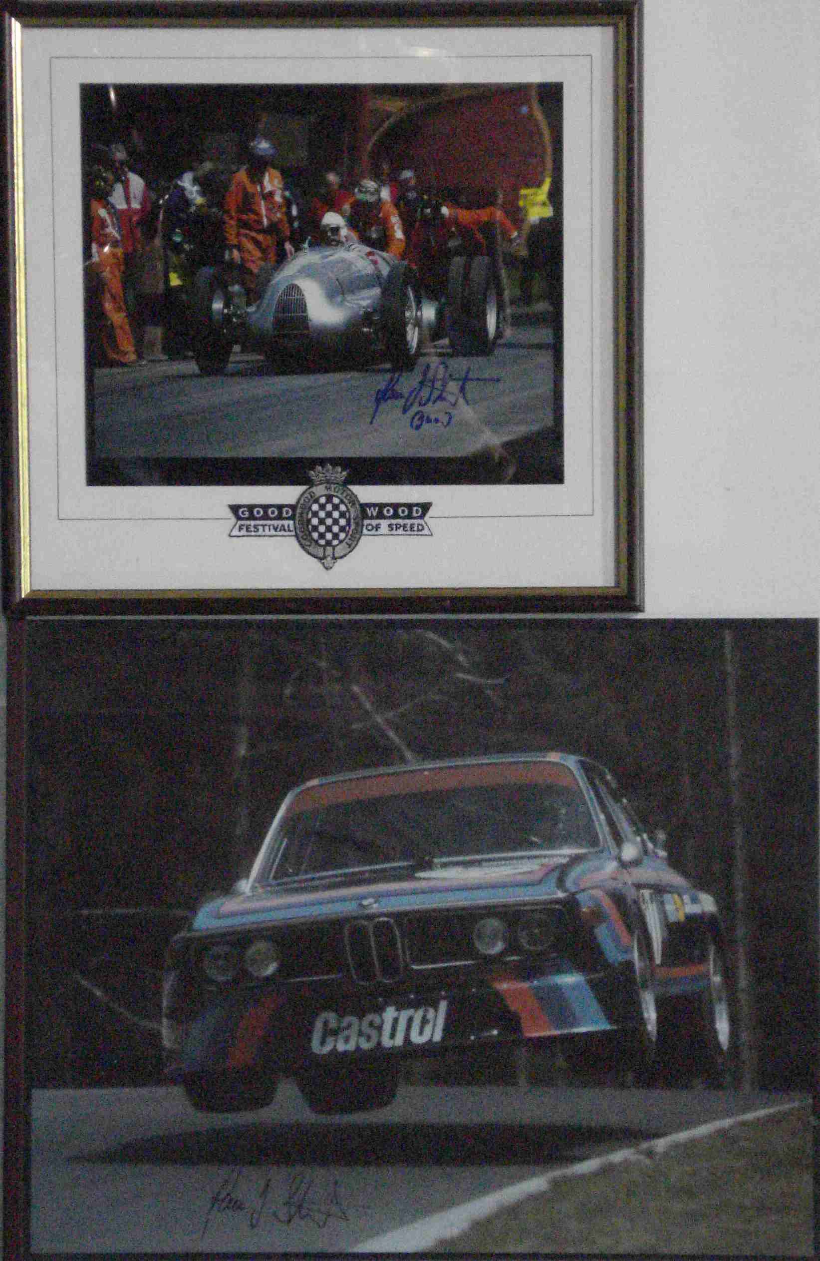 Bonhams Cars : Two signed photographs of Hans Stuck Junior,