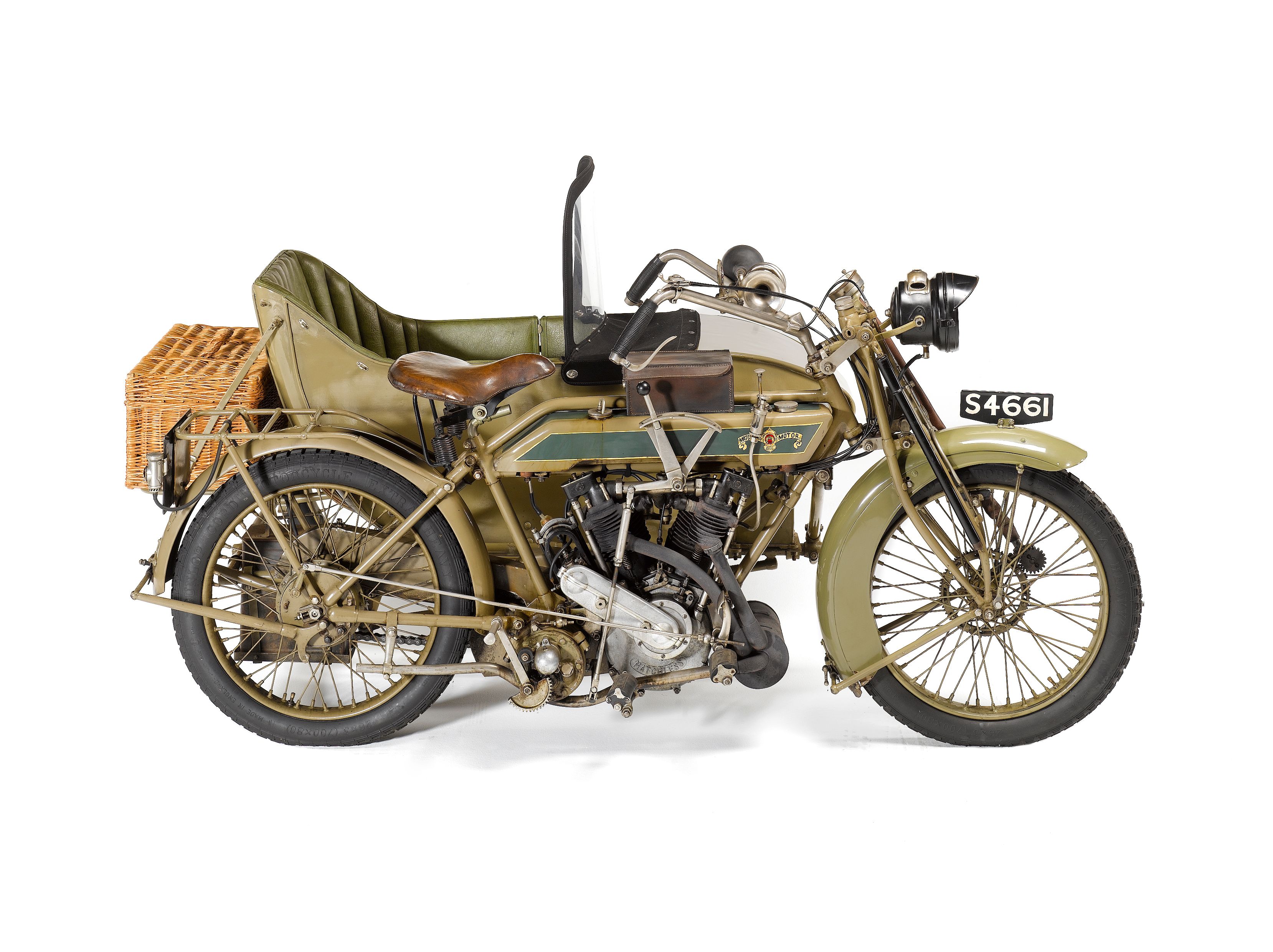 Bonhams Cars : 1914 Matchless 7hp Model 8B Motorcycle Combination Frame ...
