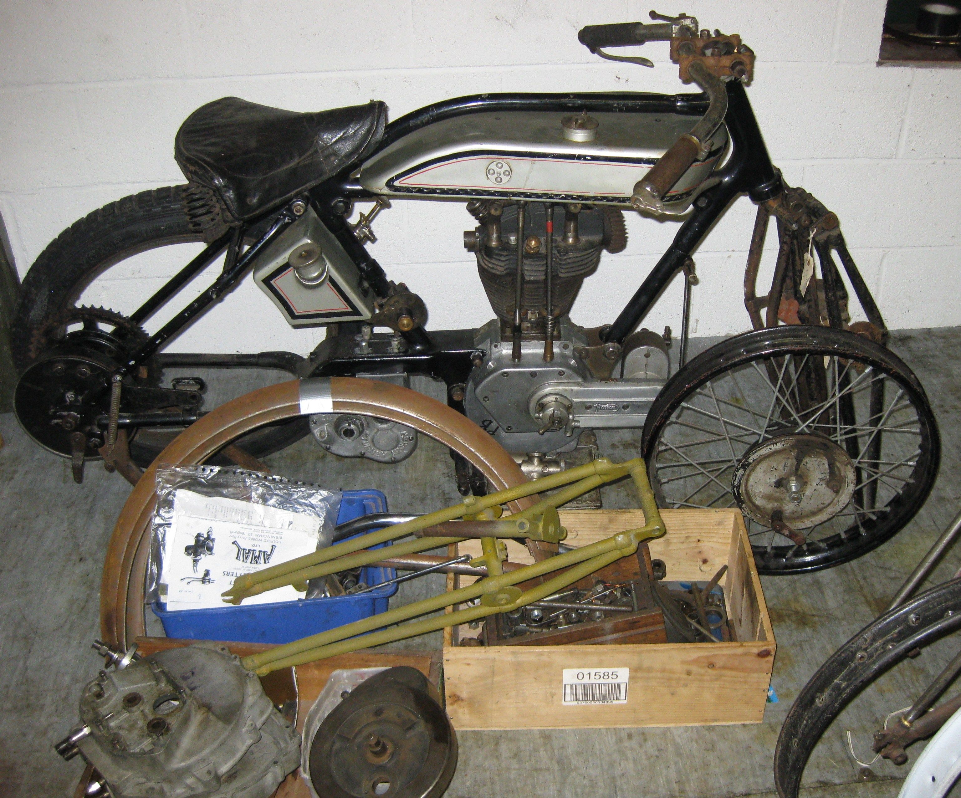 Bonhams Cars : c.1926 Norton OHV Model 18 Frame no. 23547 (1925 Big 4 ...