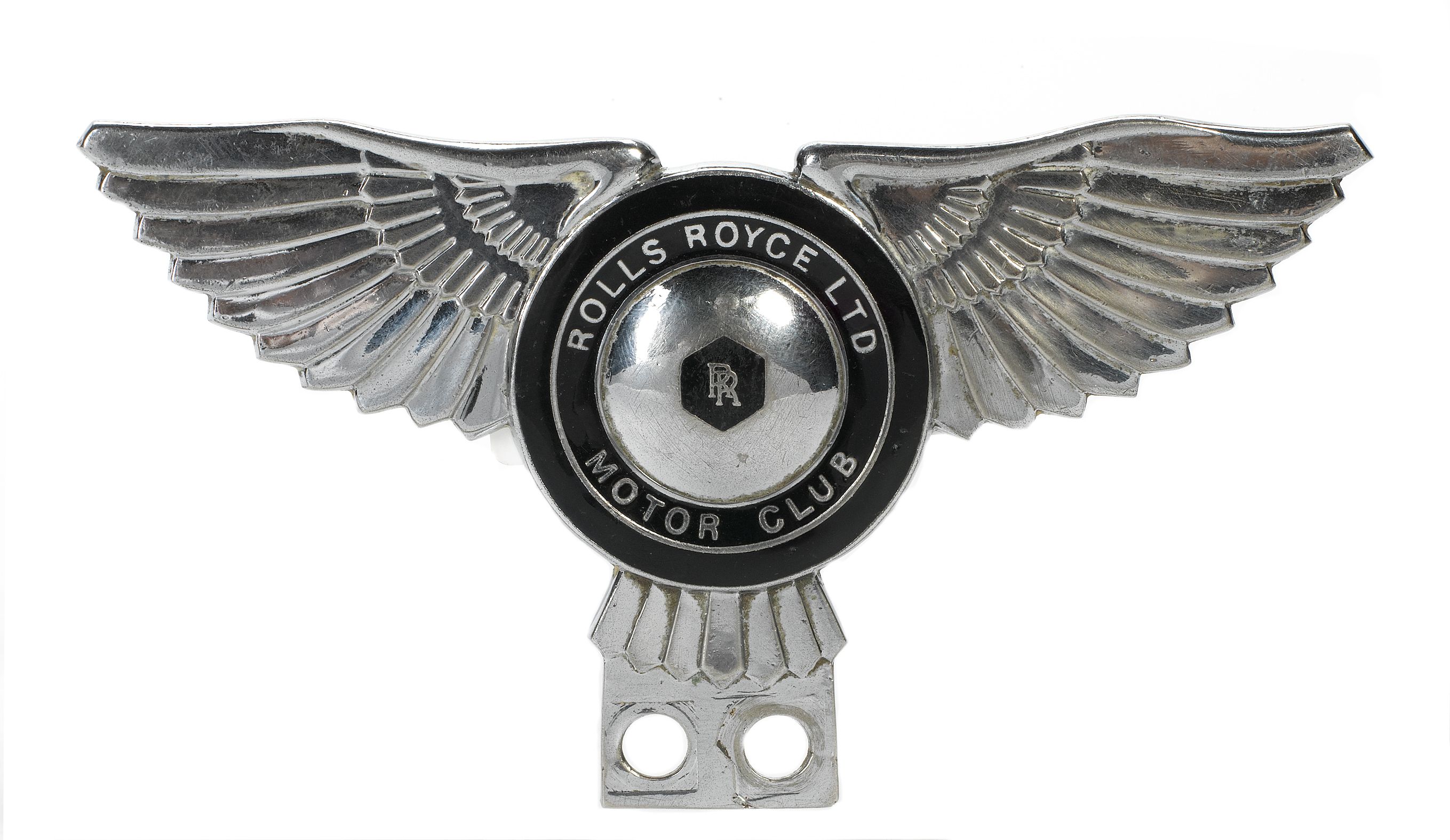 Bonhams Cars : A 'Rolls-Royce Ltd Motor Club' car badge,