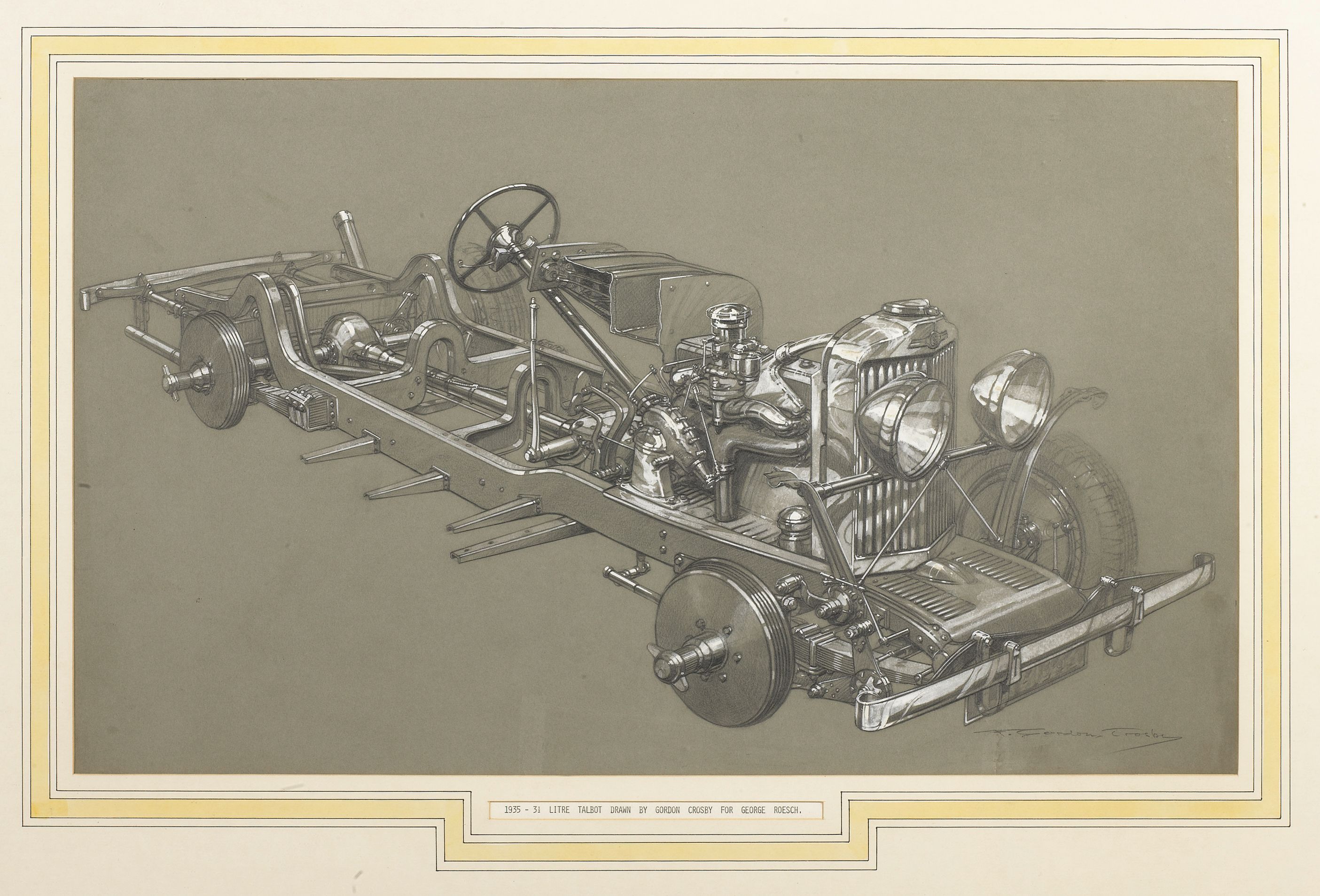 Bonhams Cars : F. Gordon Crosby '1935 Talbot 3½ litre BA110',