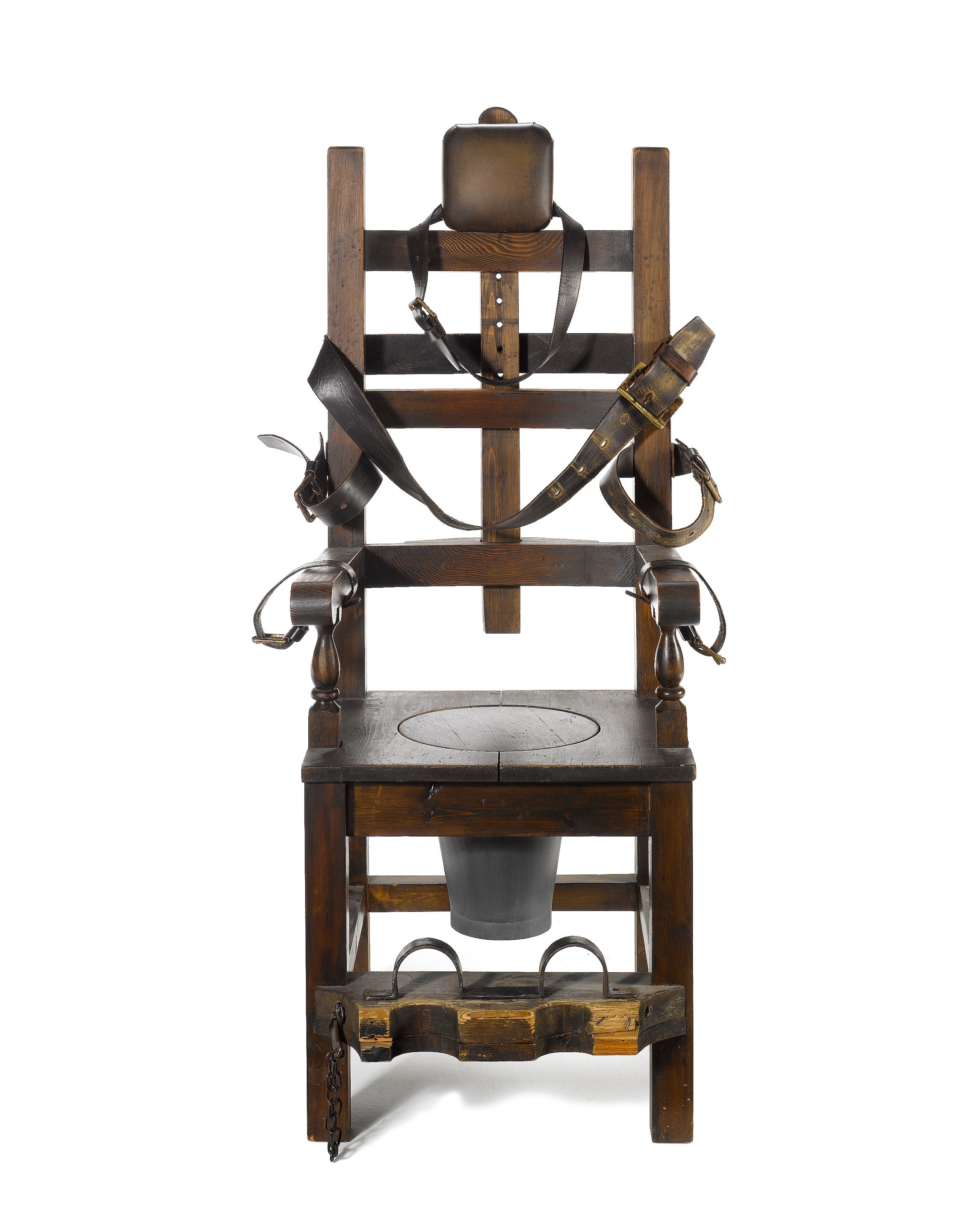 Bonhams : The restraining chair from 'The Madness Of King George', 1994,