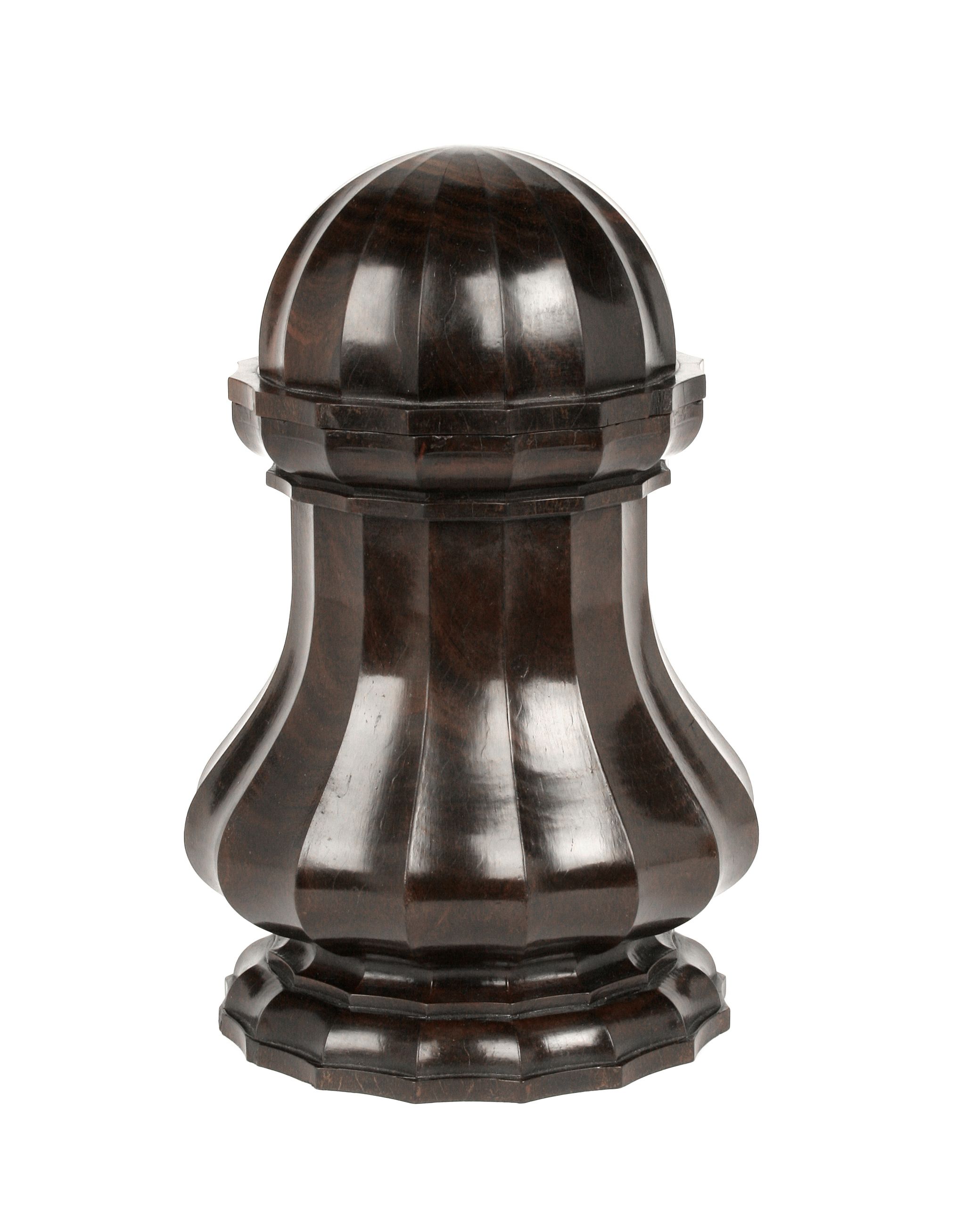 Bonhams : A mid 19th century lignum vitae tavern tobacco jar