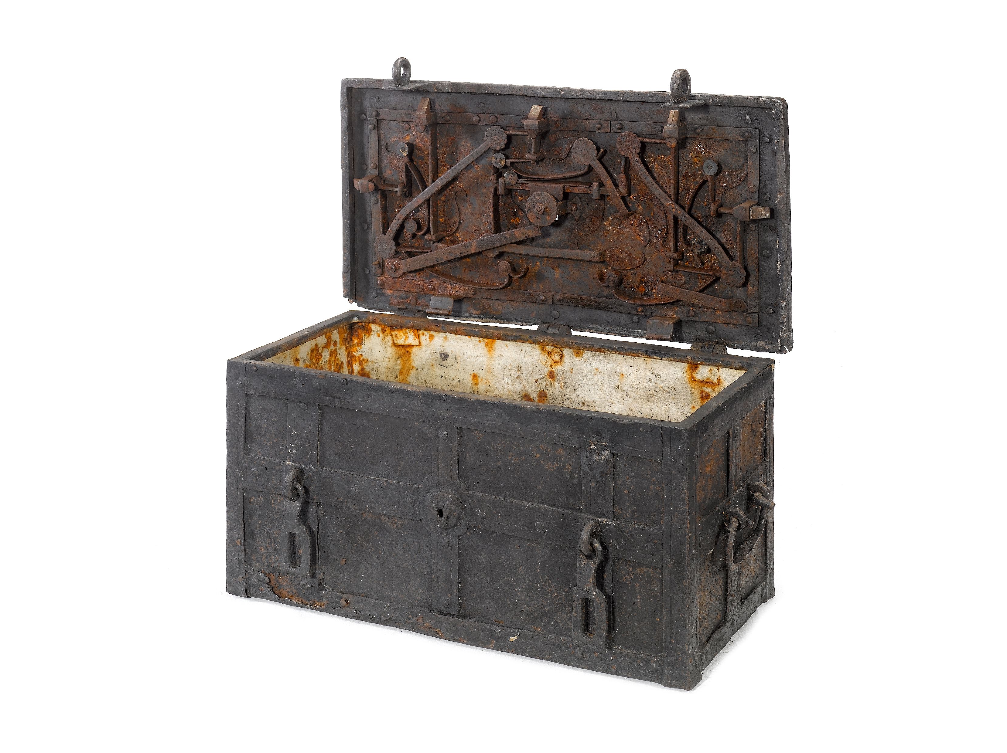 German 17th Century Lot Sotheby39s Antique Trunk