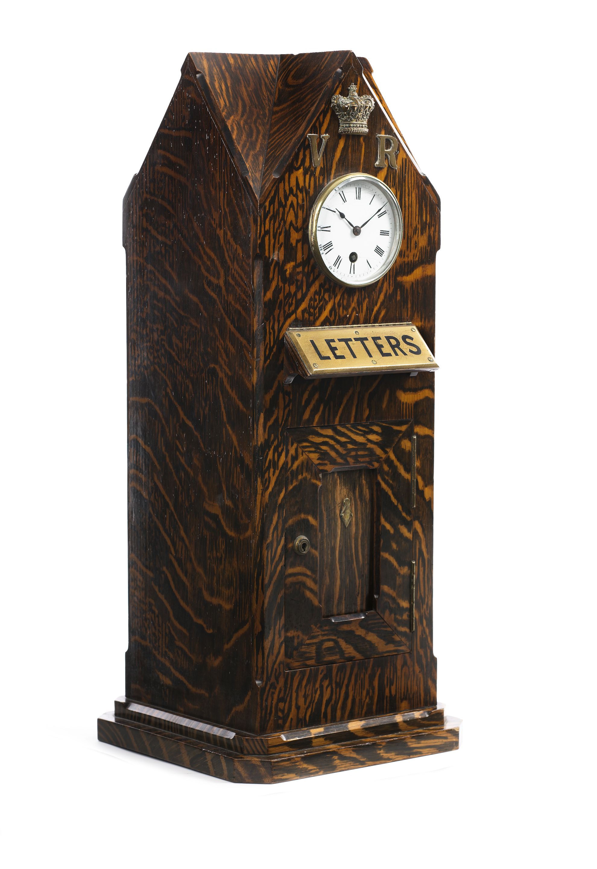 Bonhams : A rare stained oak letter box of architectural form, English ...