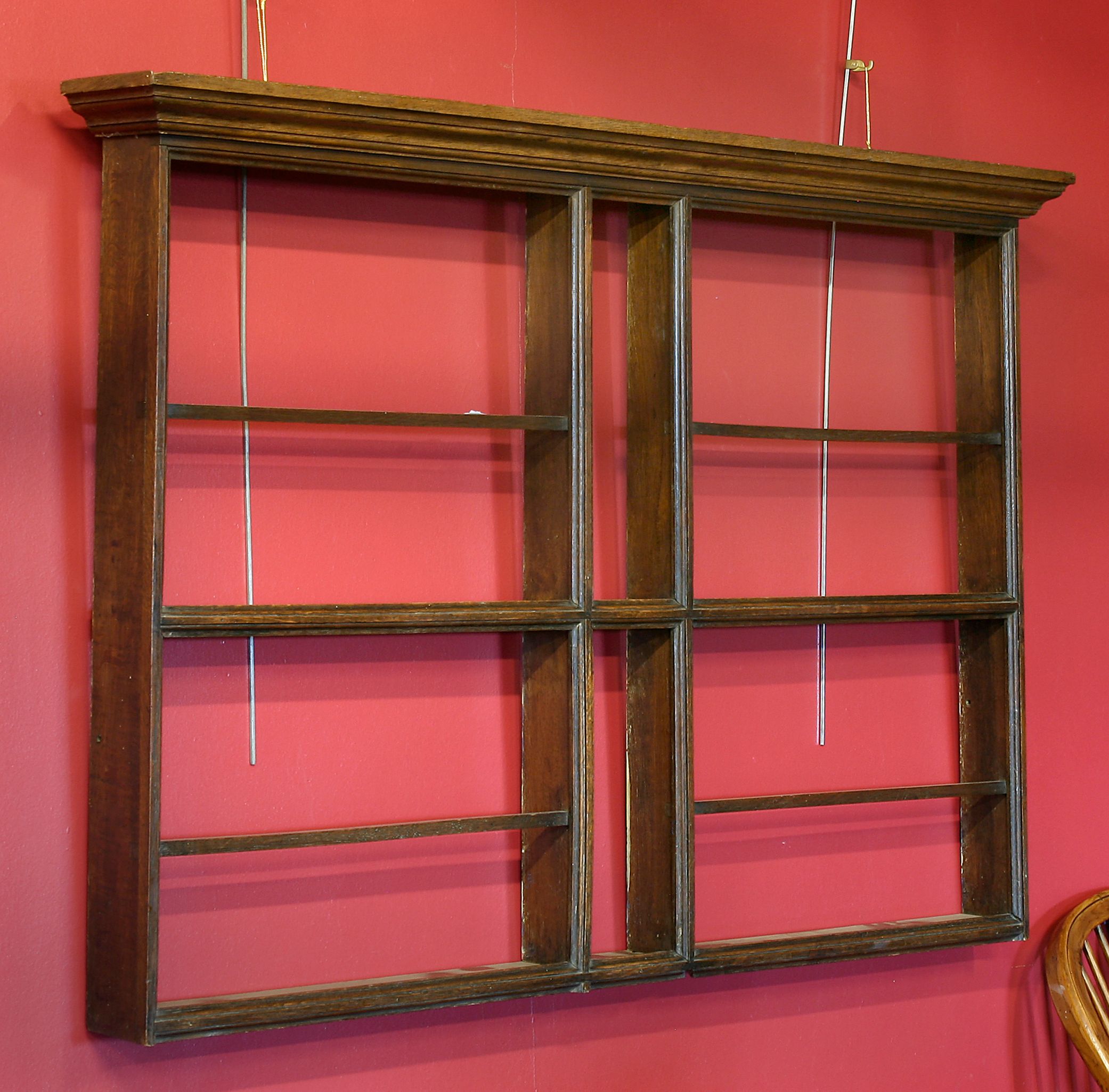 Bonhams : A late 18th Century oak Delft rack