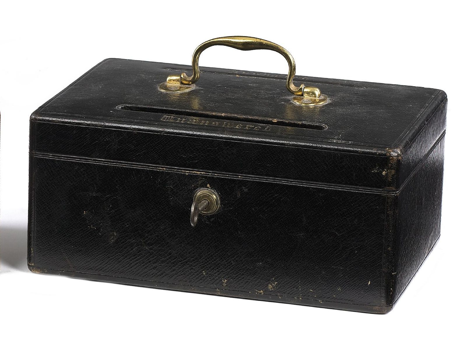 Bonhams : A Jenner & Knewstub black leather letter box, English, early ...