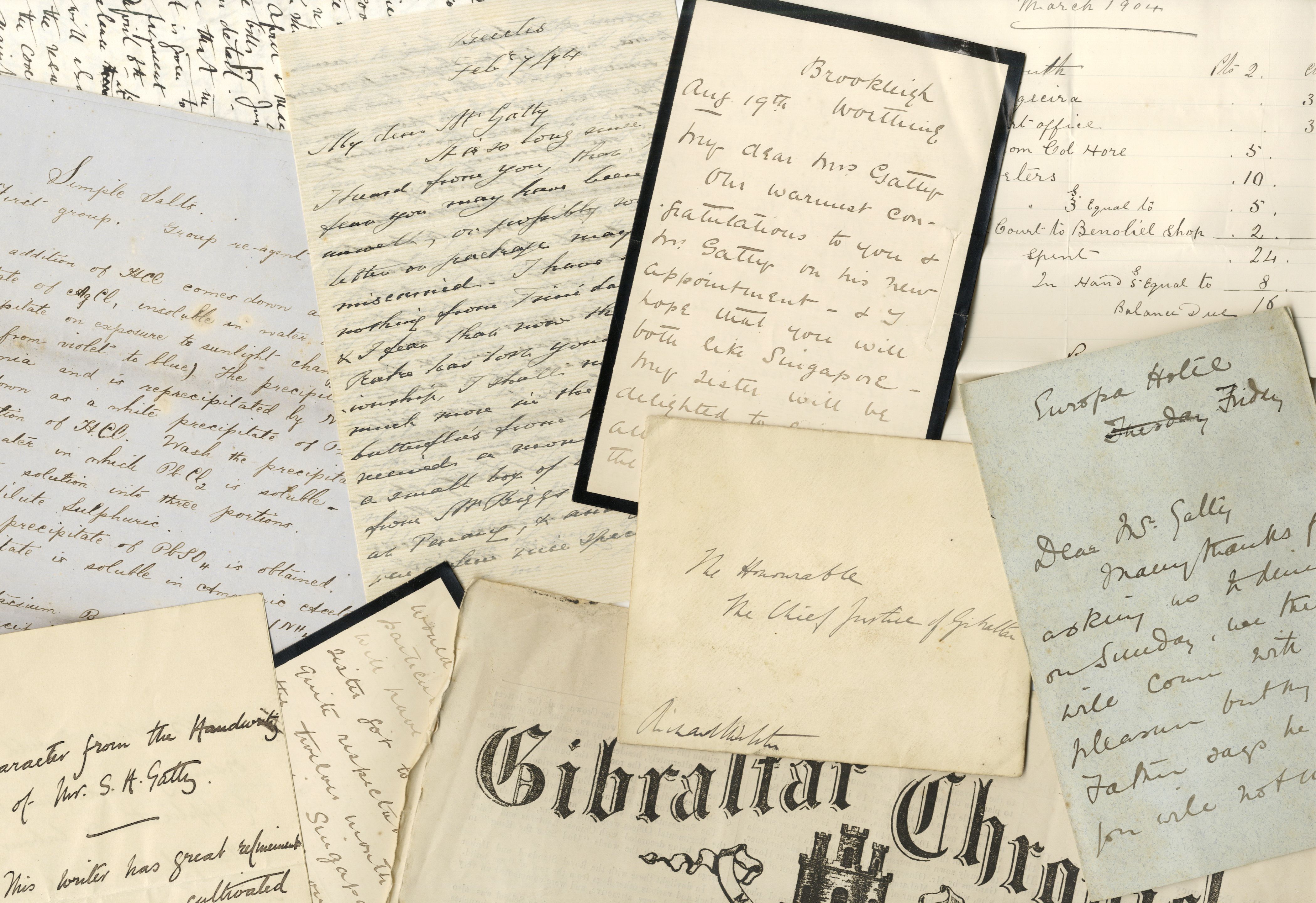 Bonhams : GIBRALTAR - GATTY PAPERS