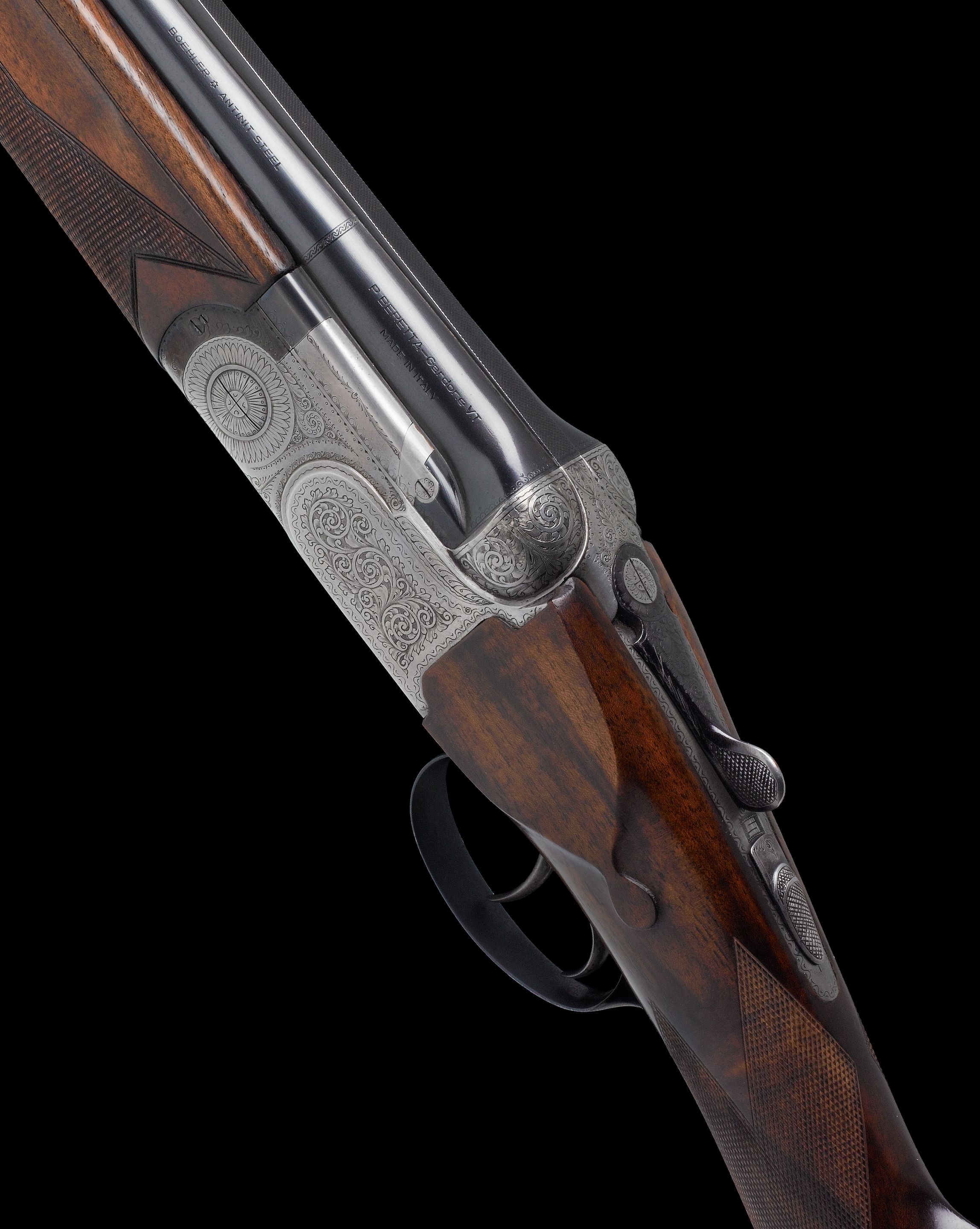 Bonhams : A 12-bore (2¾in) 'EL' over-and-under ejector gun by P ...