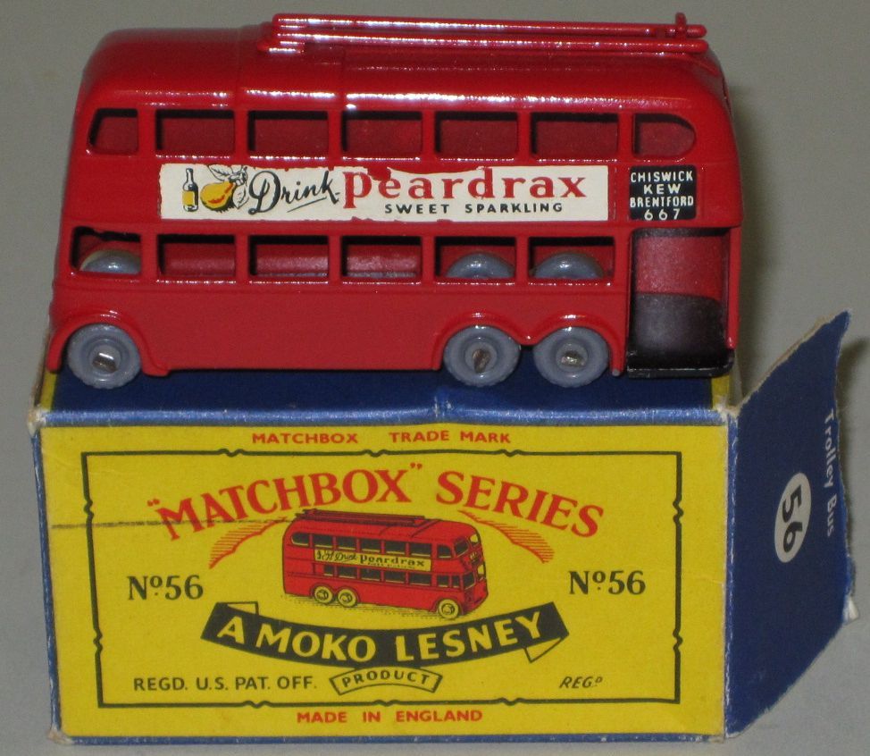 Bonhams : Matchbox 1-75 56a London trolley bus
