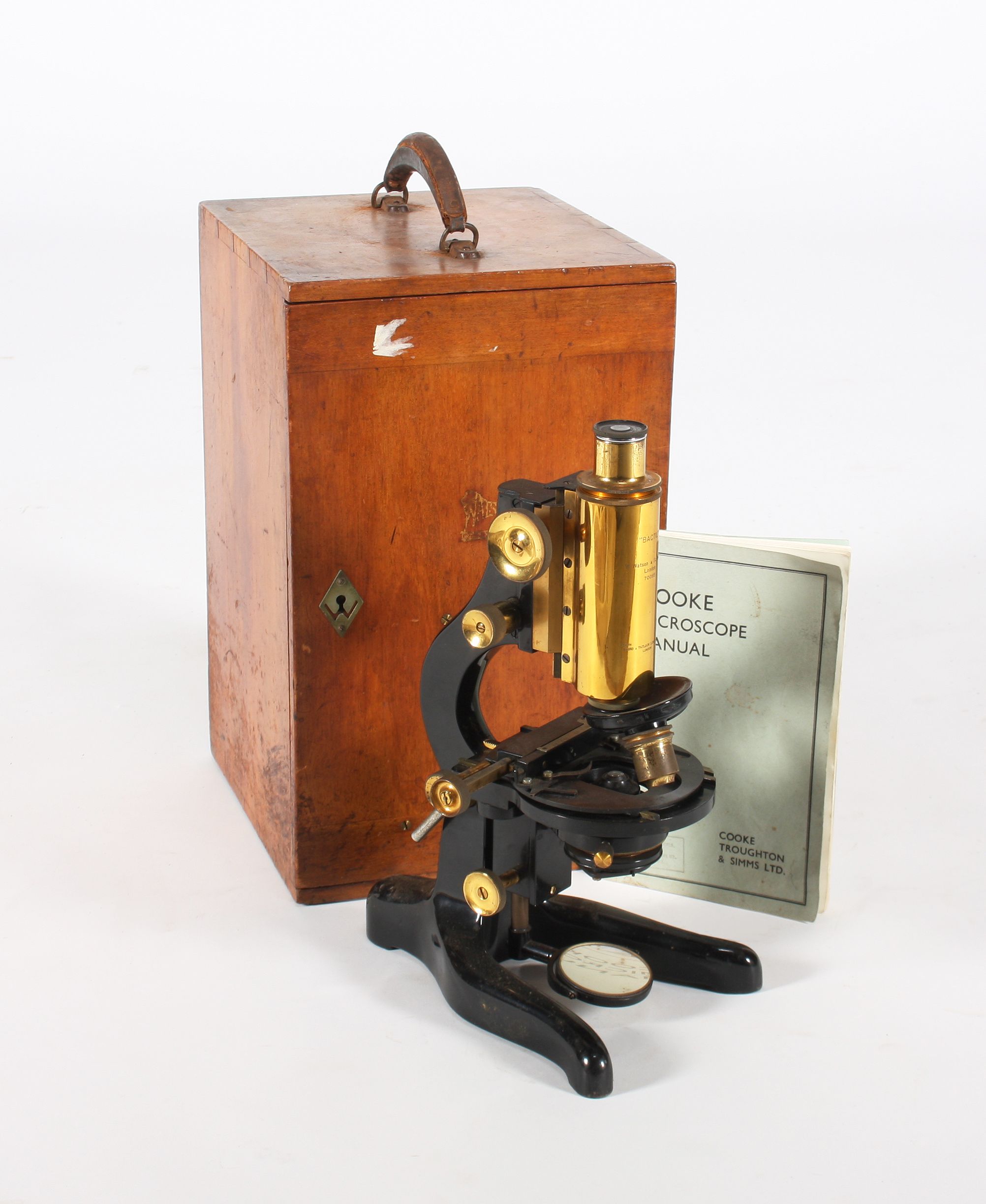 Bonhams : A W Watson & Sons Ltd compound monocular microscope, English ...