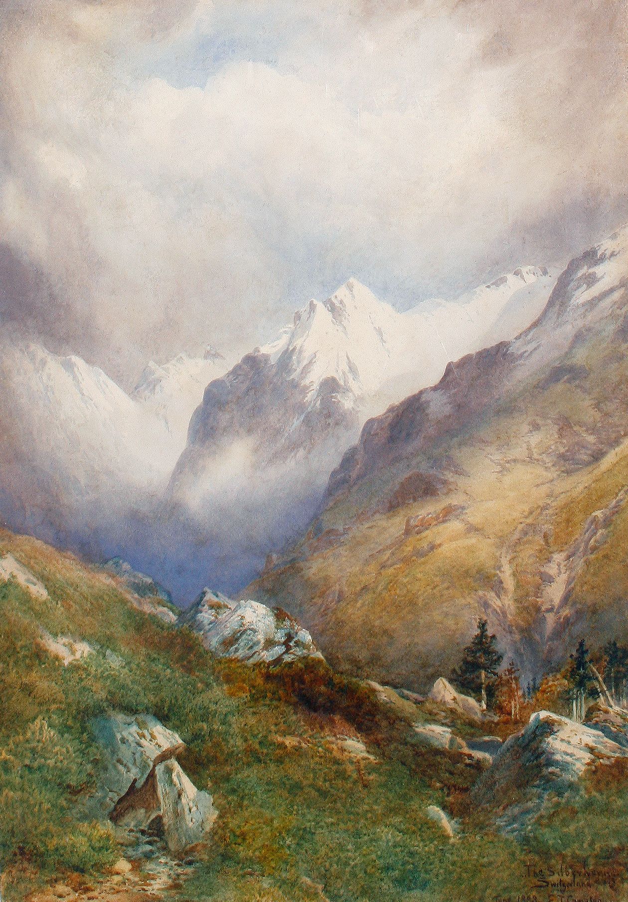 Bonhams : Edward Theodore Compton (British, 1849-1921) 'The Silberhorn ...