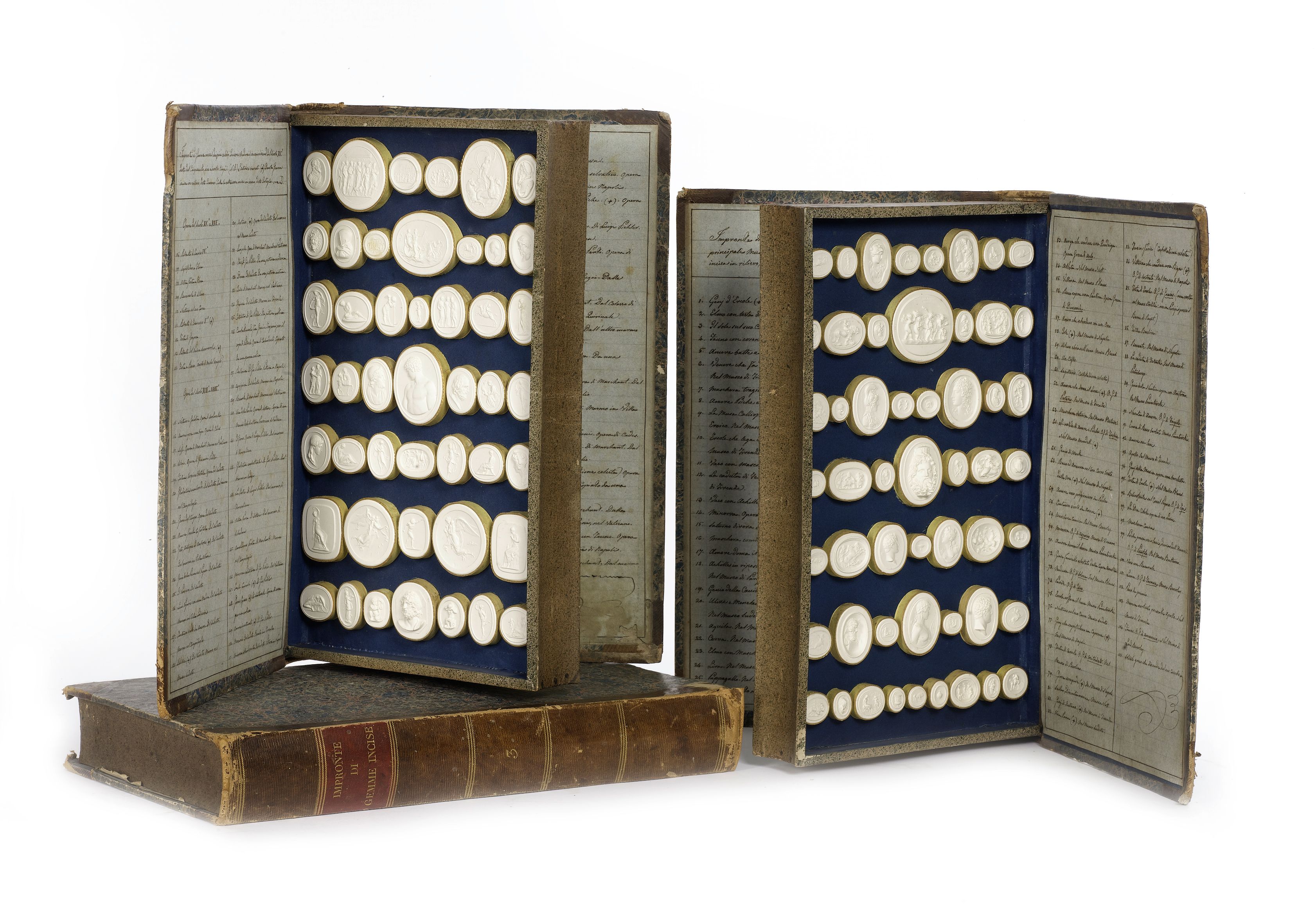 Bonhams : A collection of Roman mid-19th century plaster intaglios