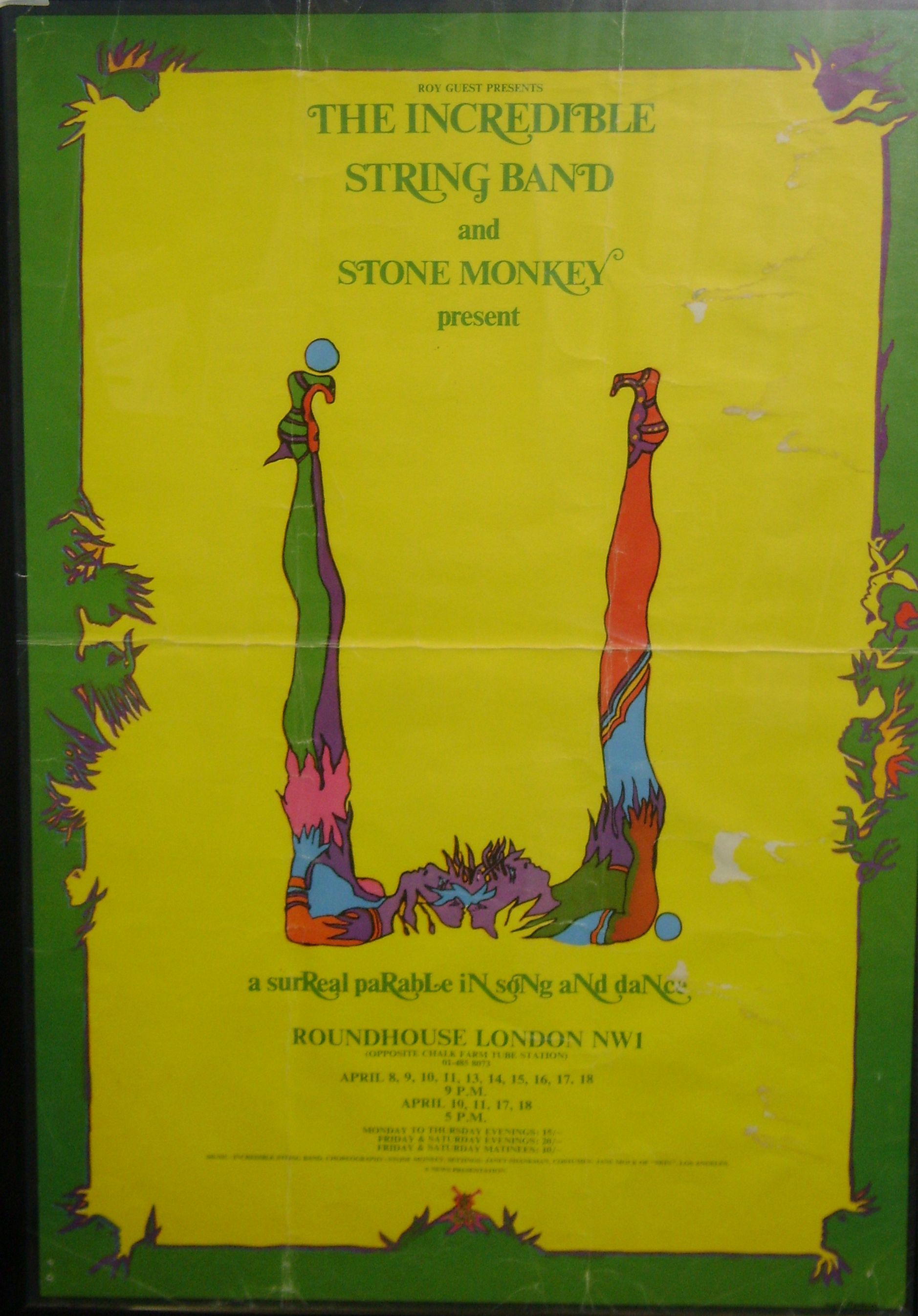 Bonhams : A poster for the Incredible String Band and the 'U' multi ...