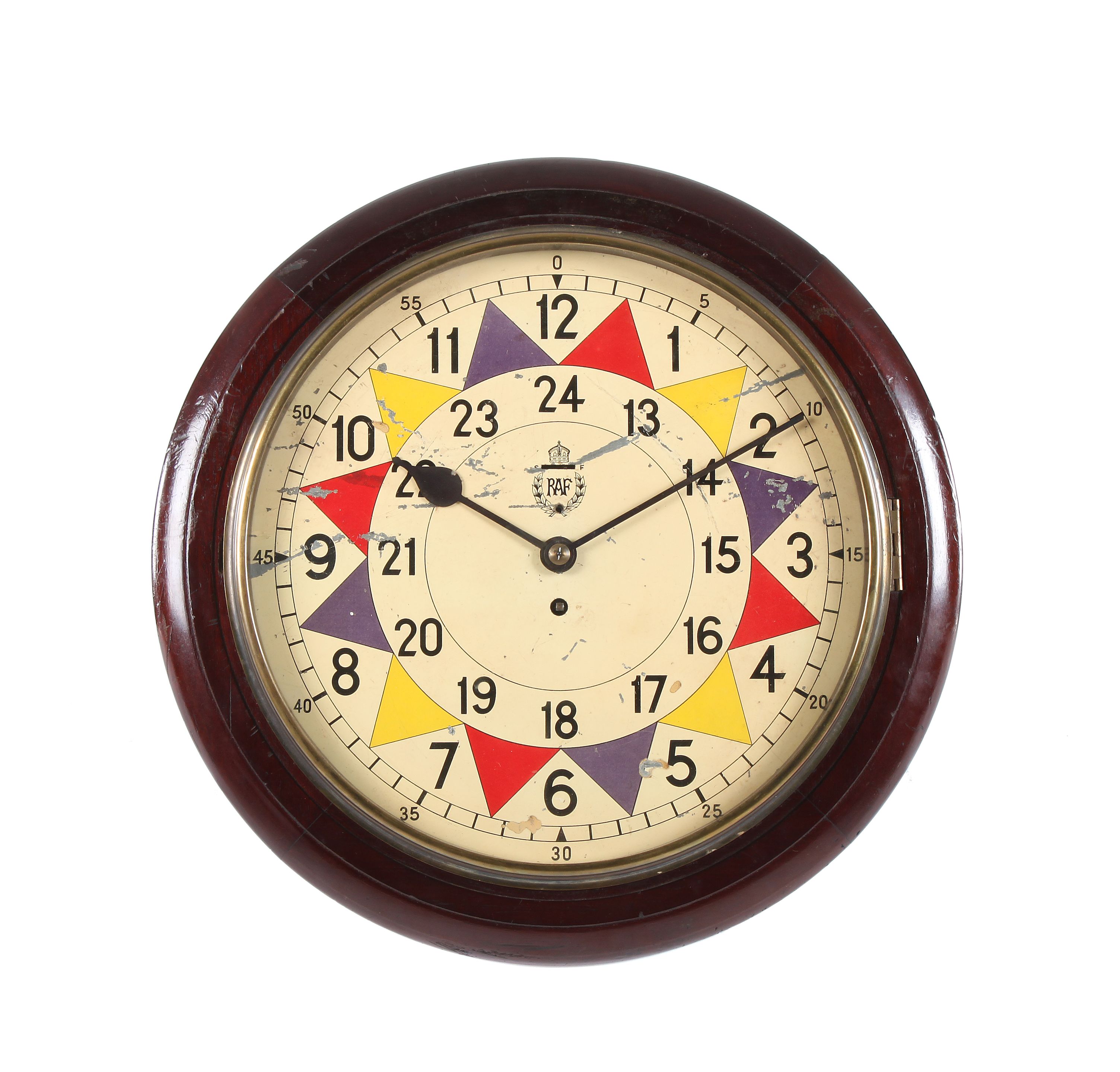 Bonhams : A rare mahogany-cased World War II RAF Operations Room ...