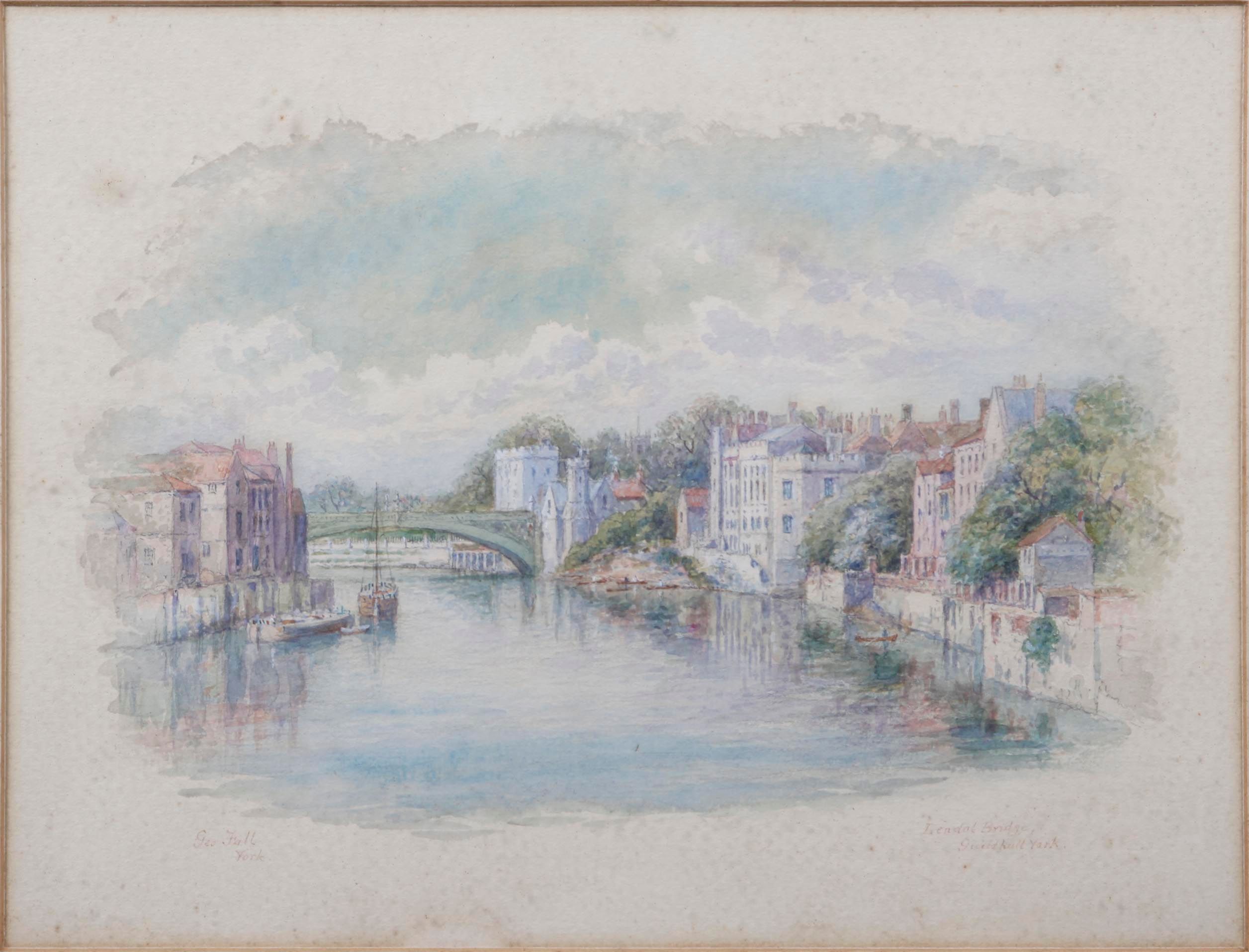Bonhams : George Fall (British, born circa 1848-1925) Kendal Bridge