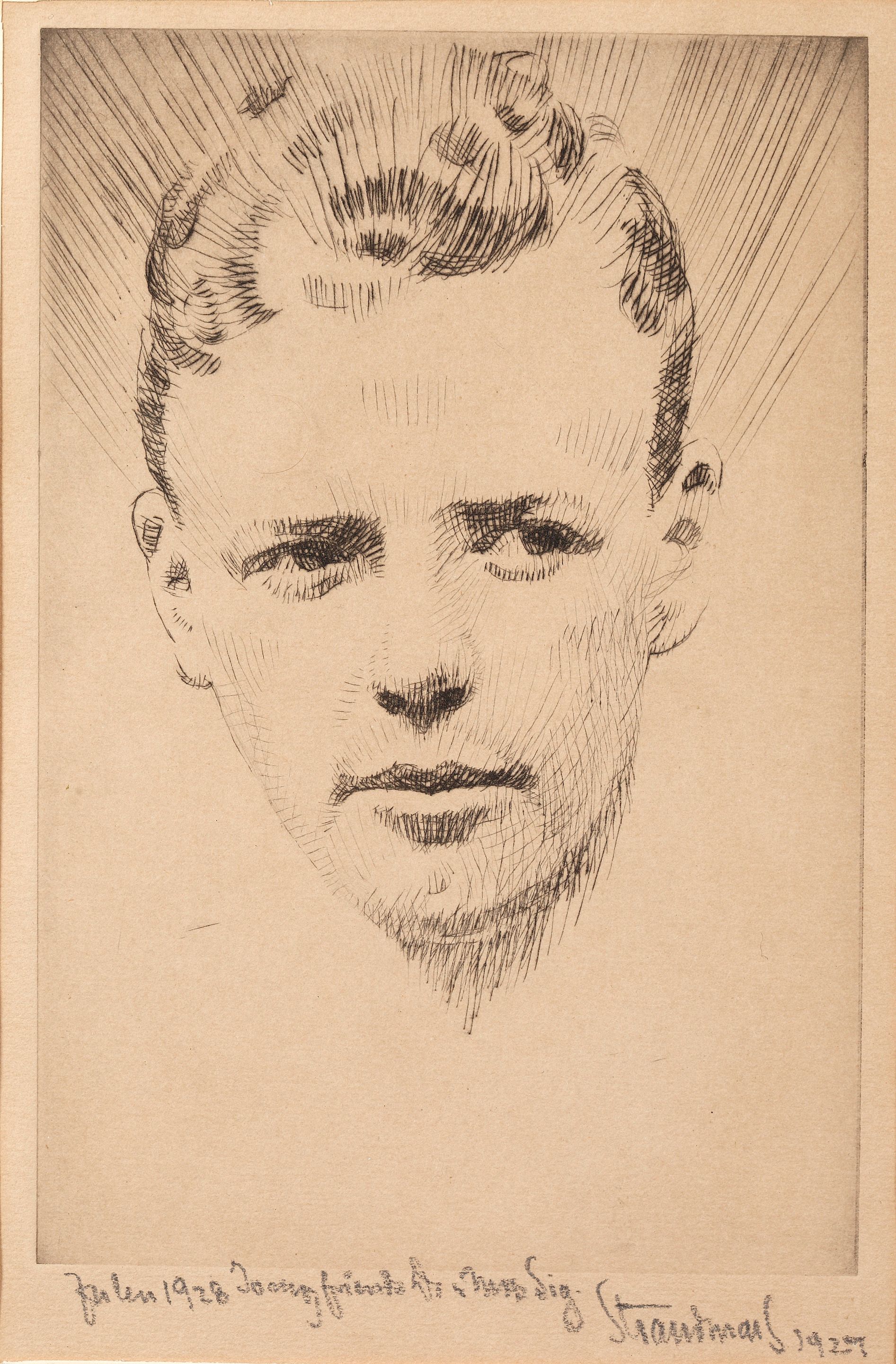 Bonhams : Otto Strandman (Swedish, 1871-1970) Portrait of Charles ...
