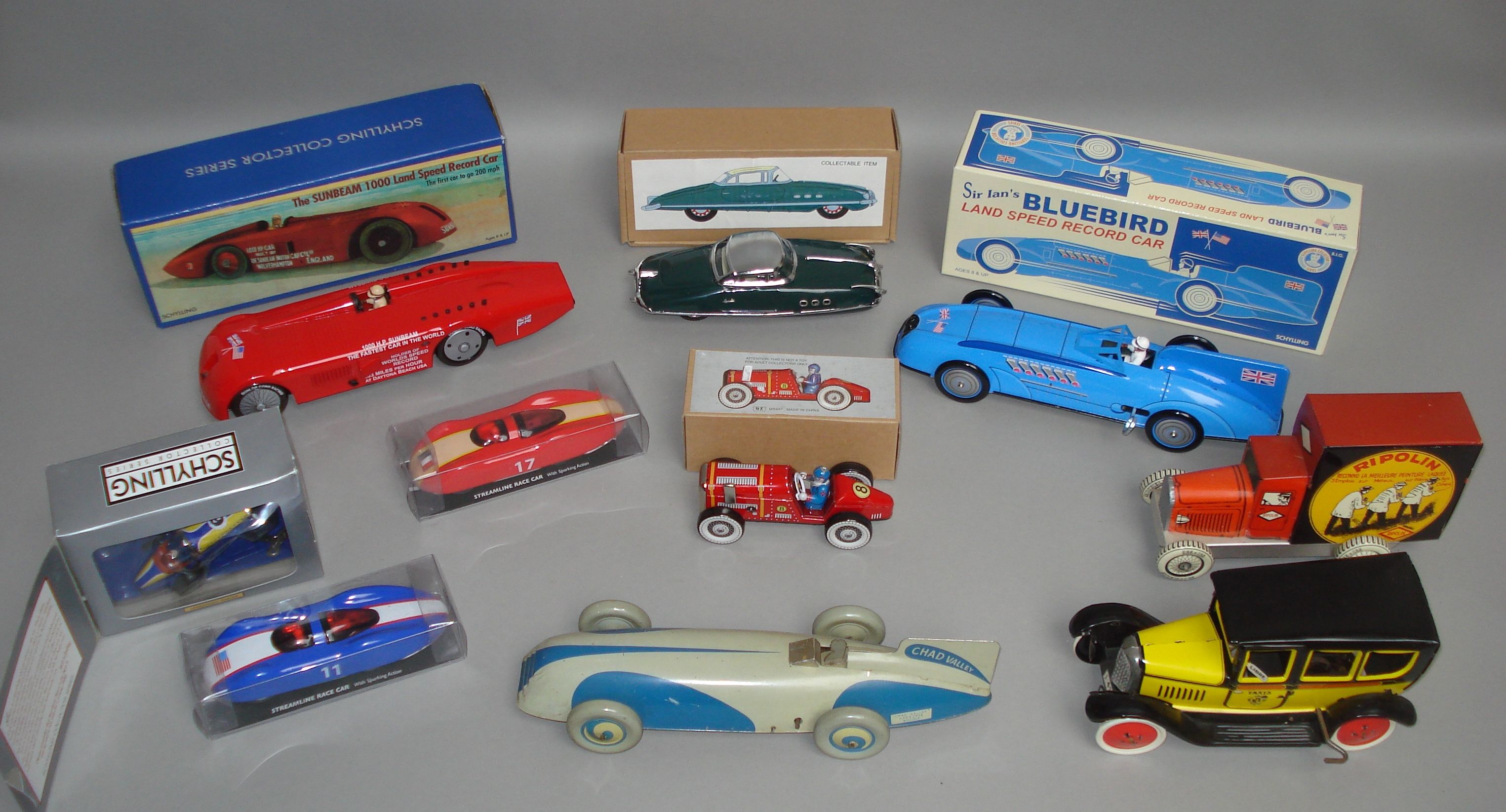 Bonhams Cars : A Chad Valley clockwork model of a generic land speed ...