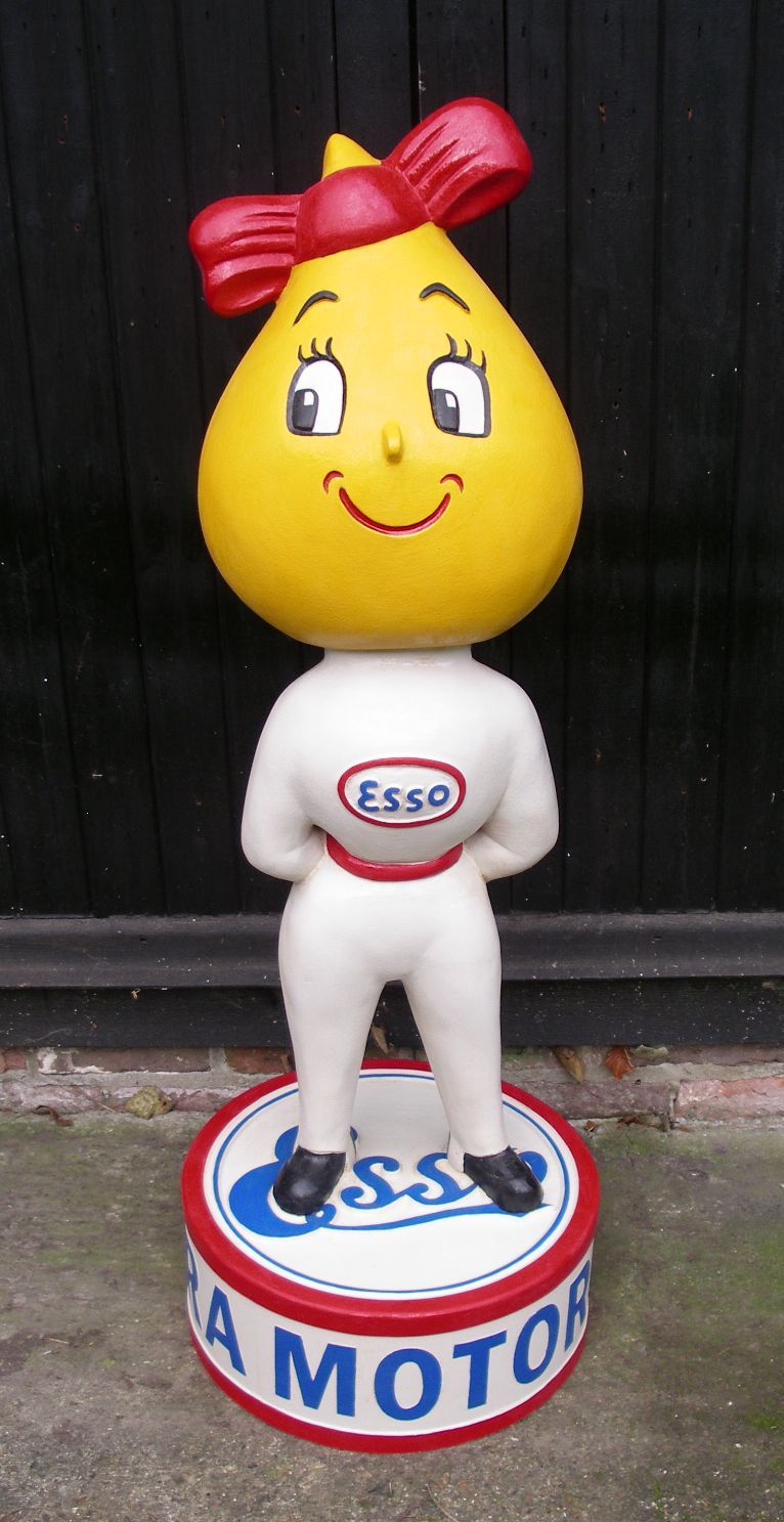 Bonhams Cars : An Esso Miss Drip forecourt display figure,