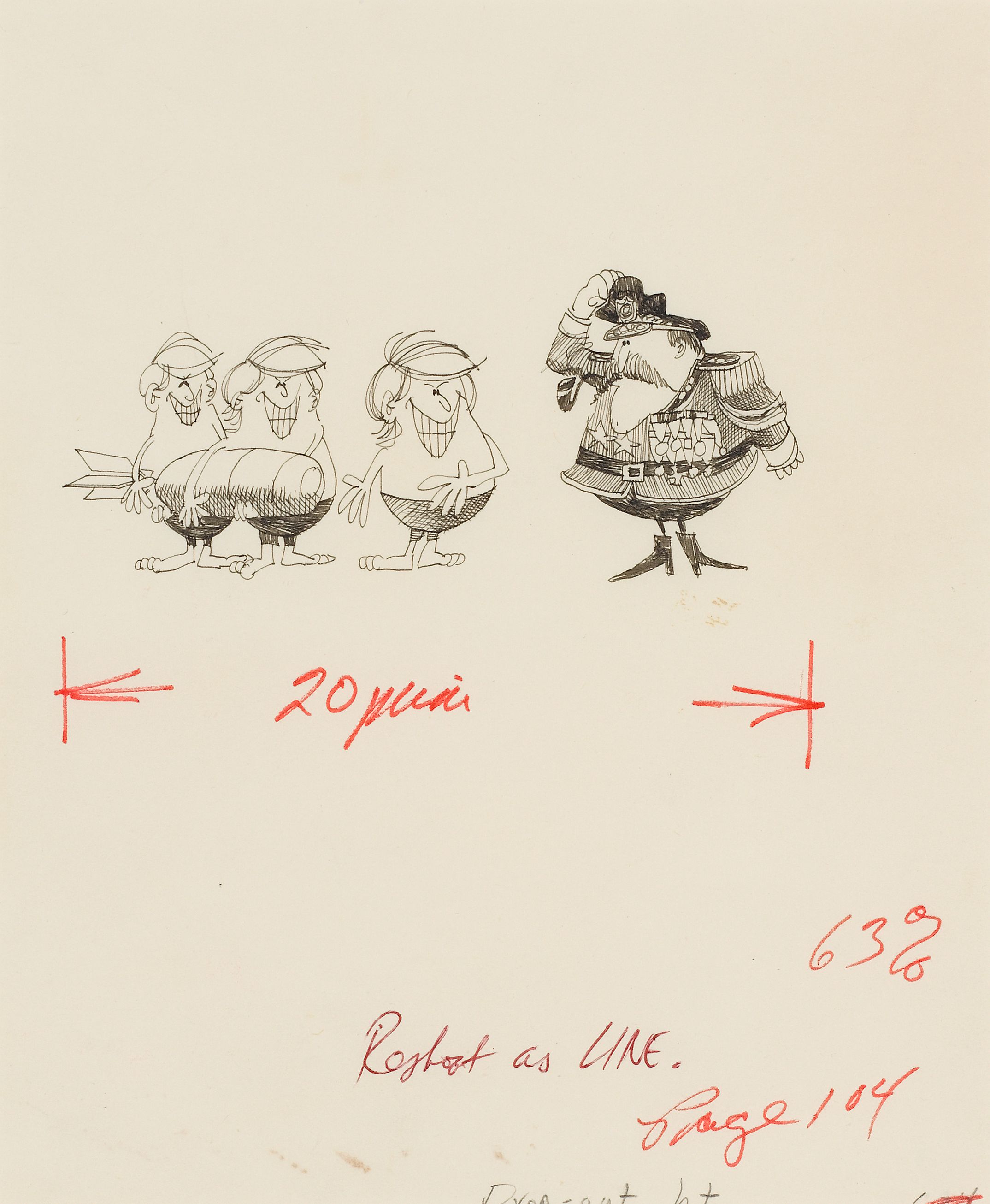 Bonhams : Rick Griffin a surfing cartoon - 'Three surfers with bomb and ...