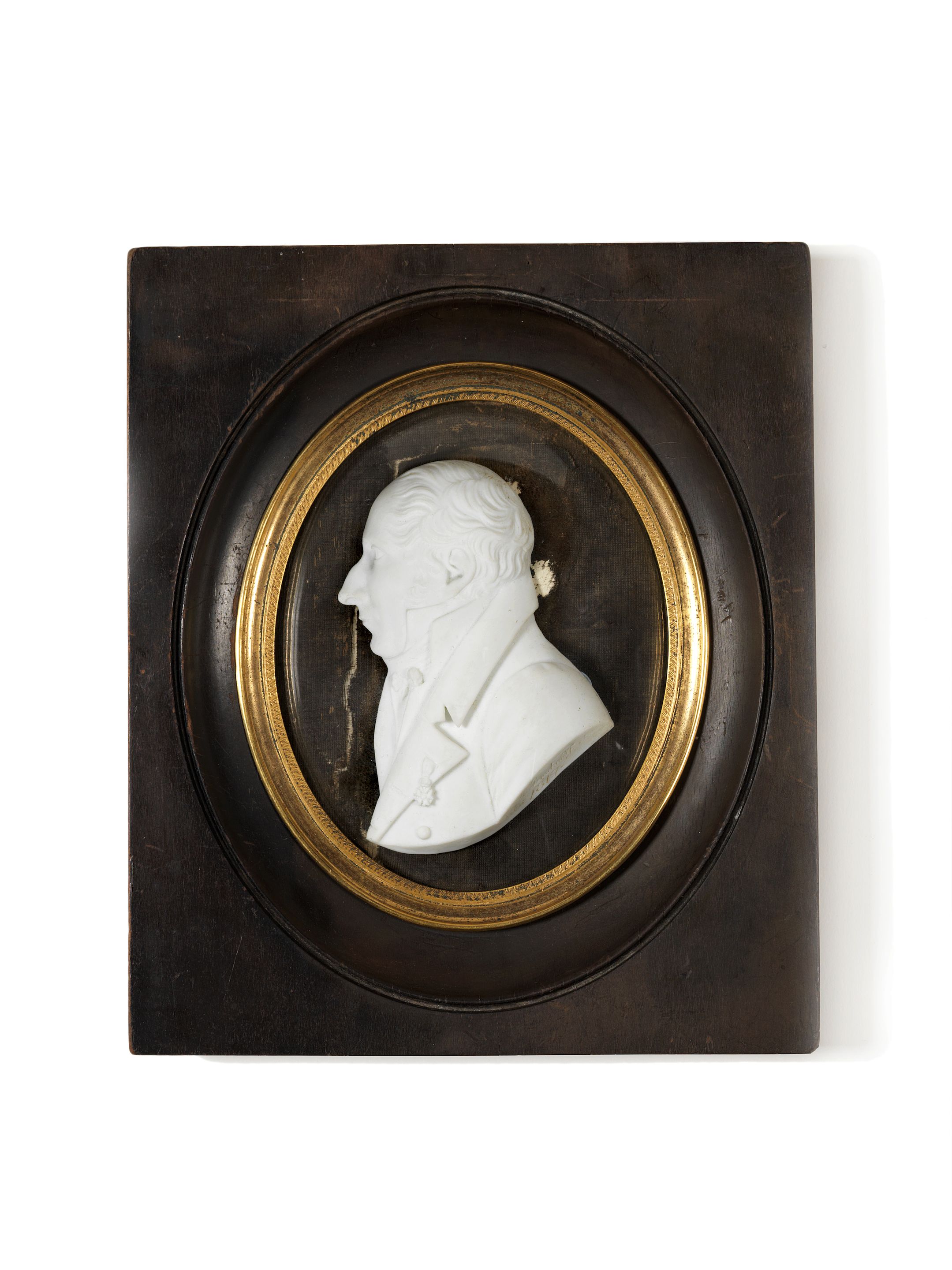 Bonhams : A rare Sèvres biscuit portrait plaque, circa 1817
