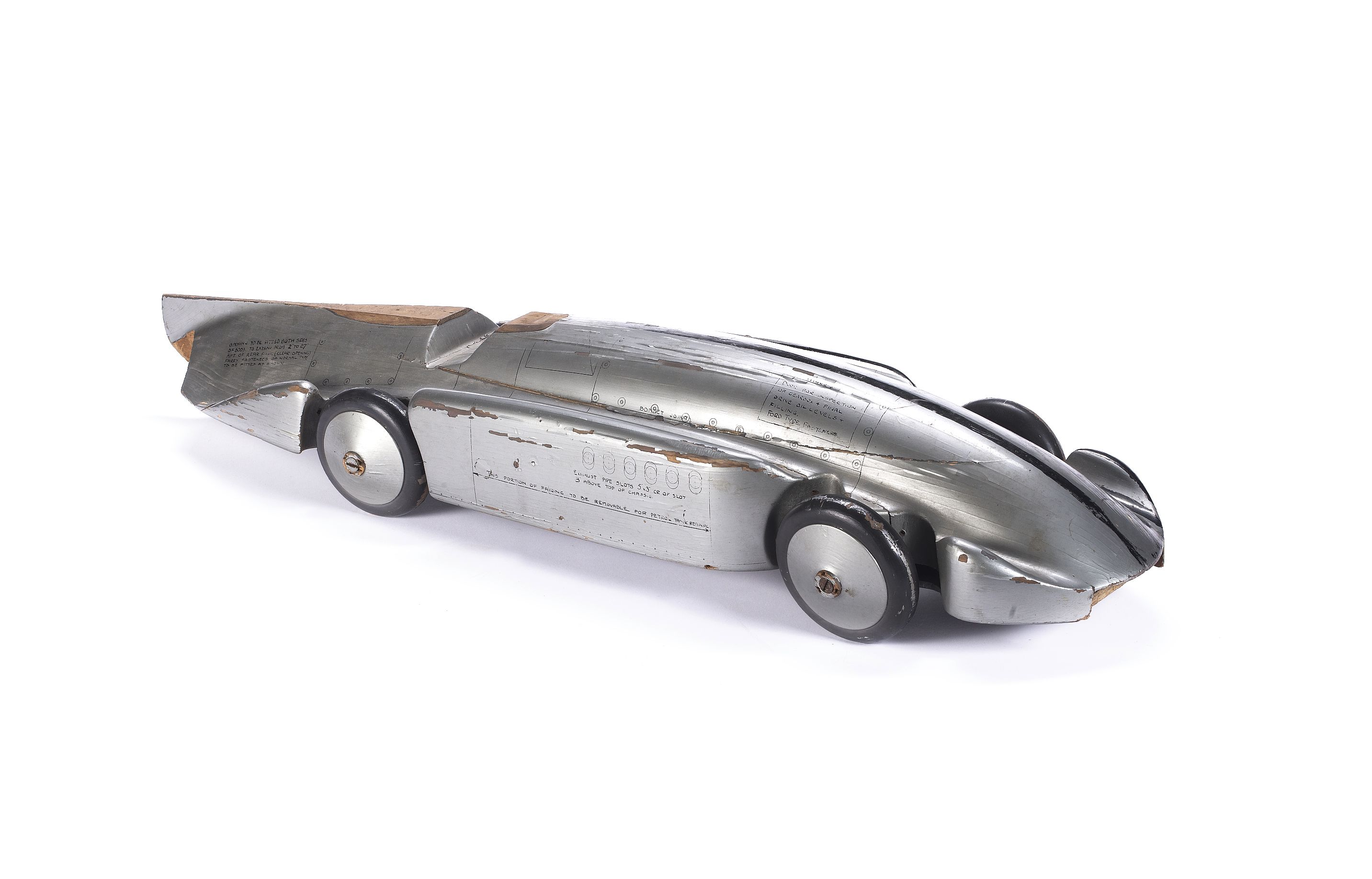 Bonhams Cars : A Windtunnel model for the 'Speed Of The Wind' speed ...