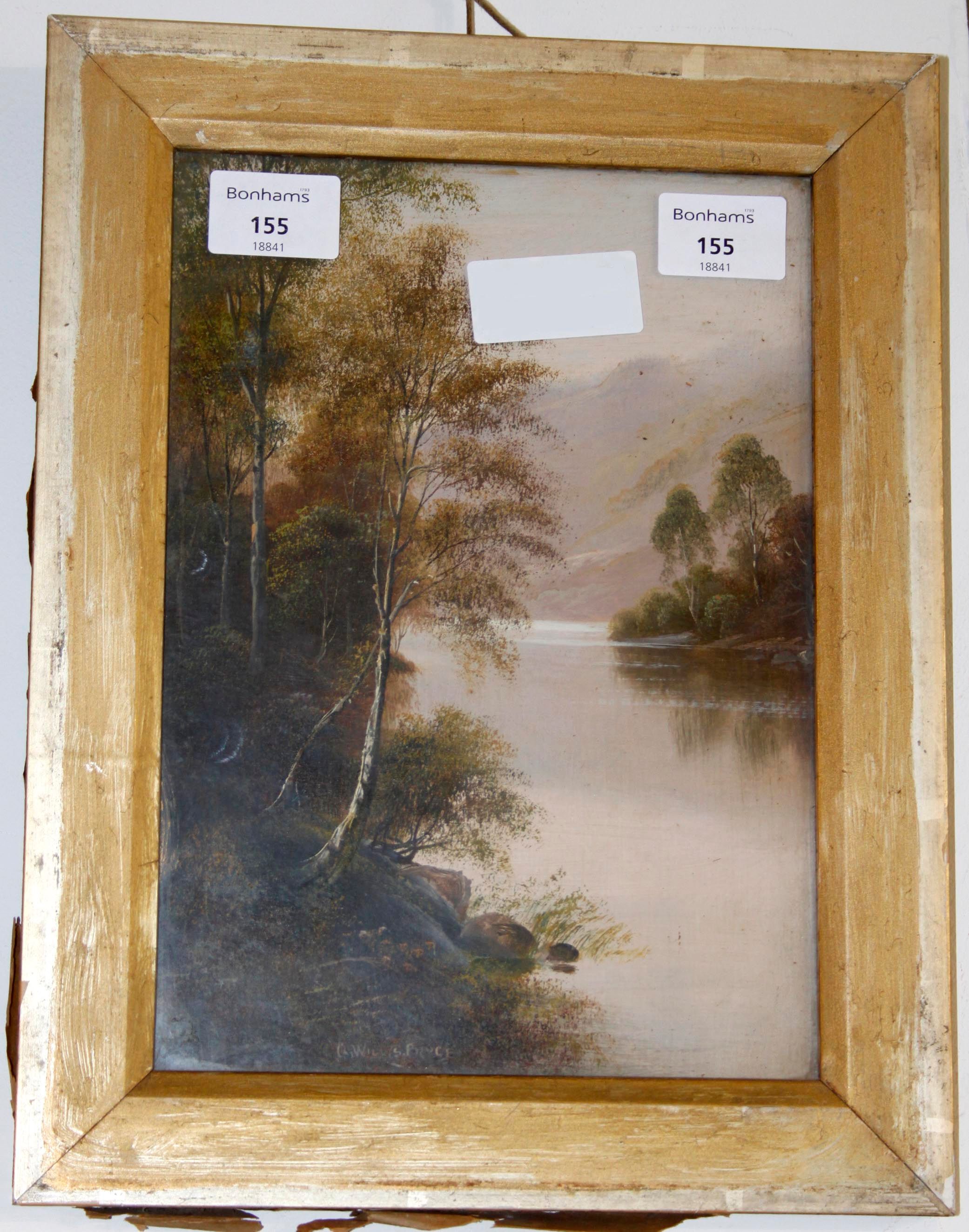 Bonhams : George Willis Pryce (1866-1949) River landscape