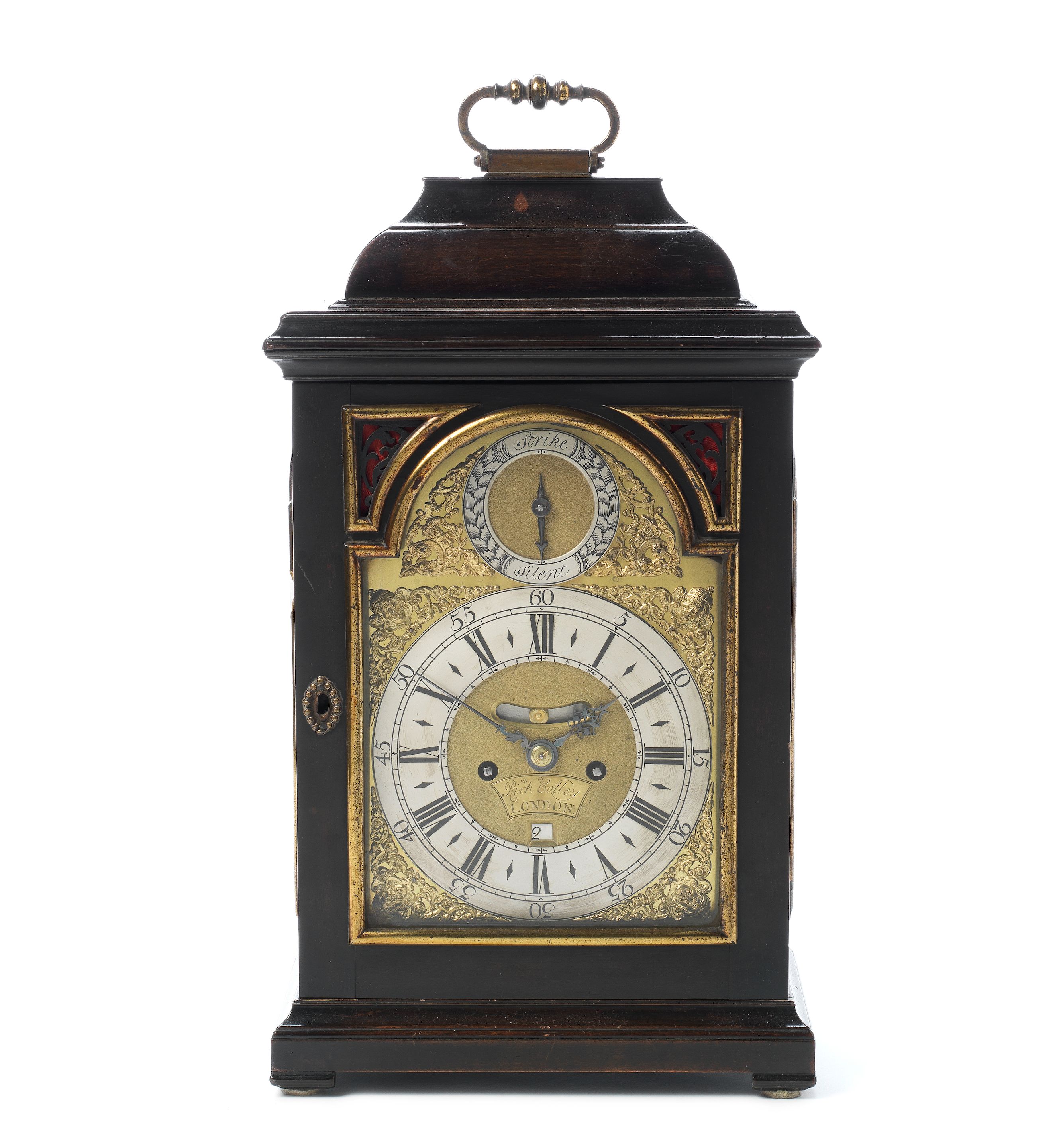 Bonhams : A first half of the 18th century brass-mounted ebonised ...