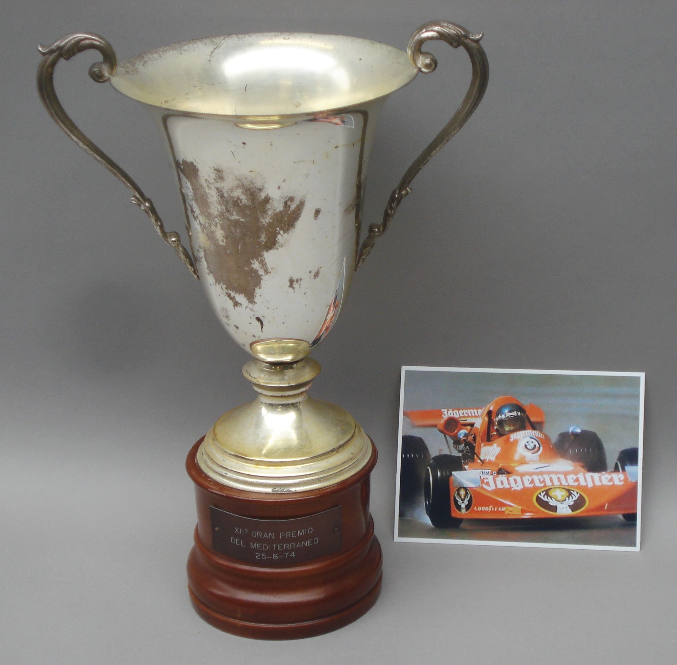 Bonhams Cars : A trophy awarded to Hans Stuck Jr, 1974,