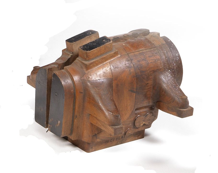Bonhams Cars : A Bugatti Type 73 automatic gearbox wooden casting pattern,